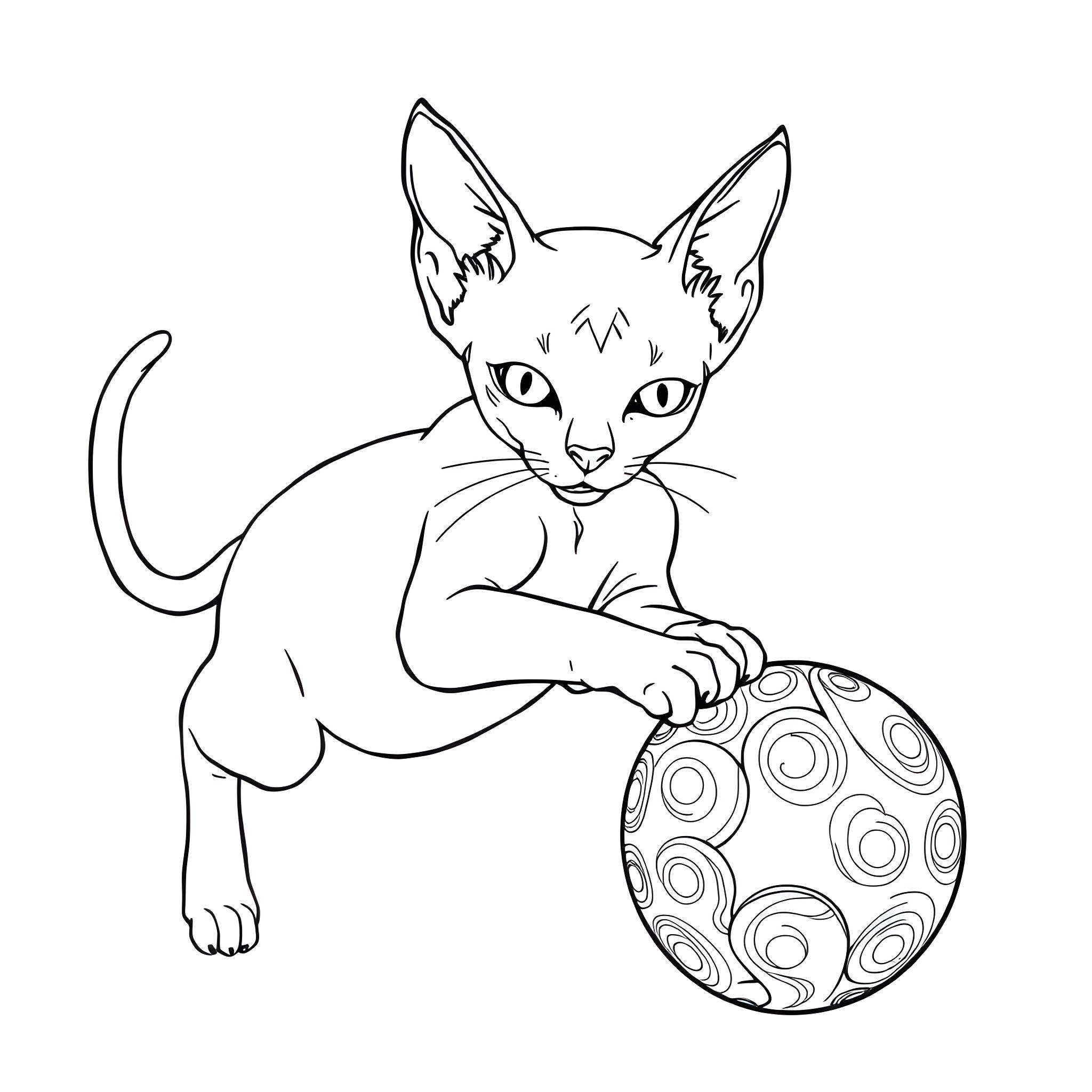 9 Best Sphynx Cat Coloring Pages (Free Printable PDFs)