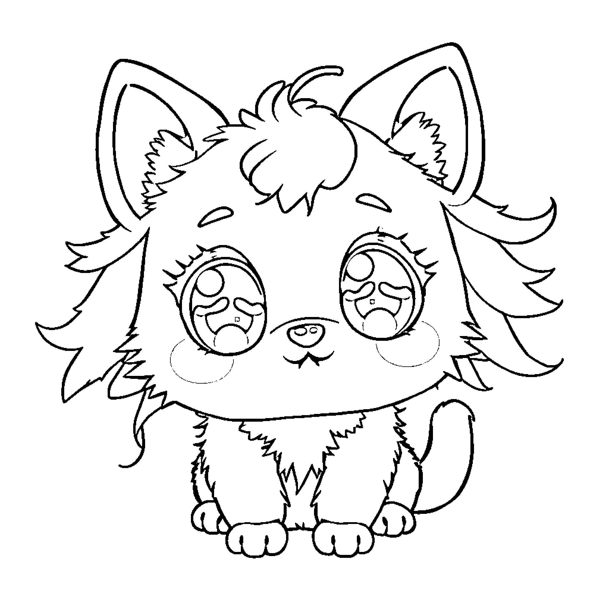 Best Anime Animal Coloring Pages (Free Printable PDF)