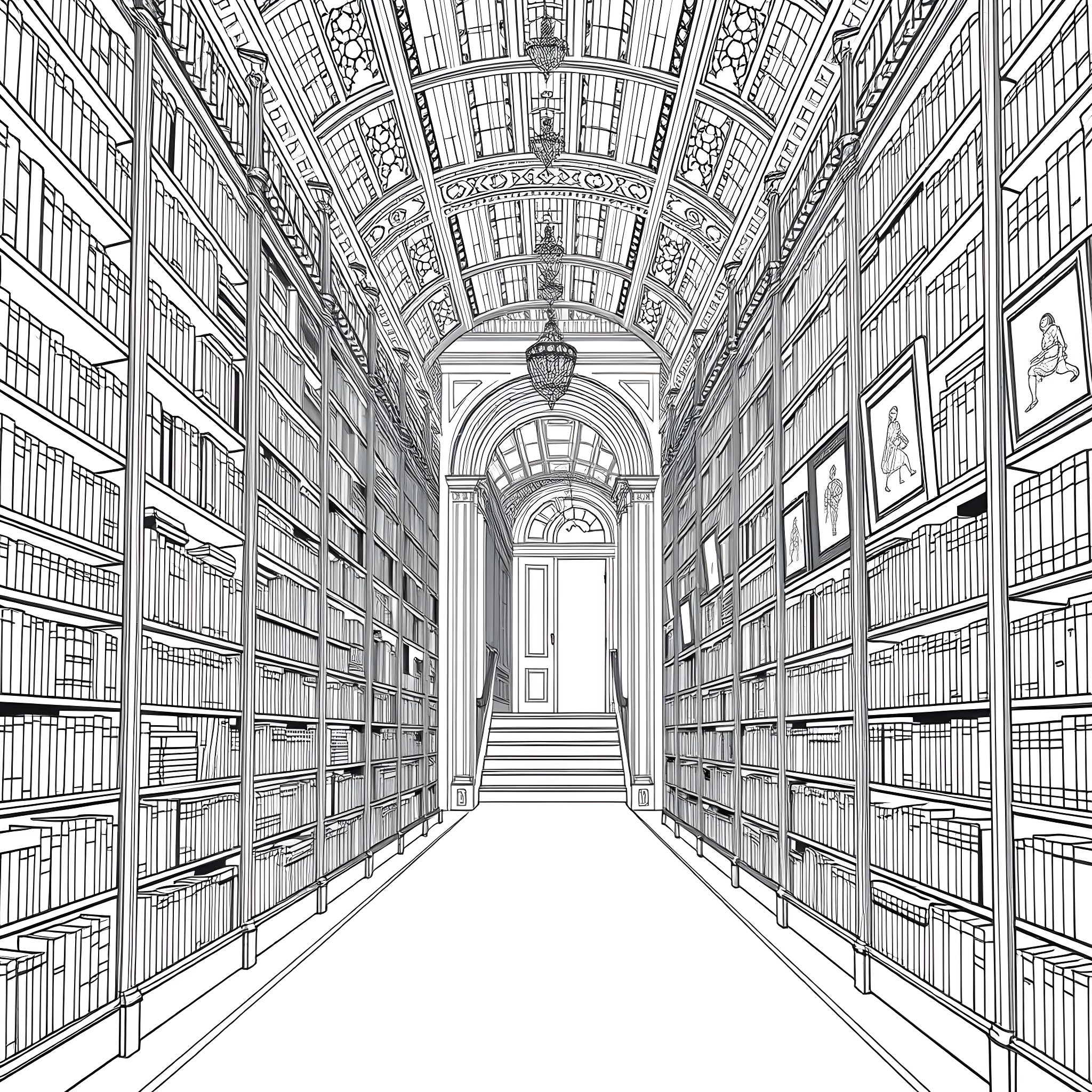 3 Best Corridor Coloring Pages (Free Printable PDFs)