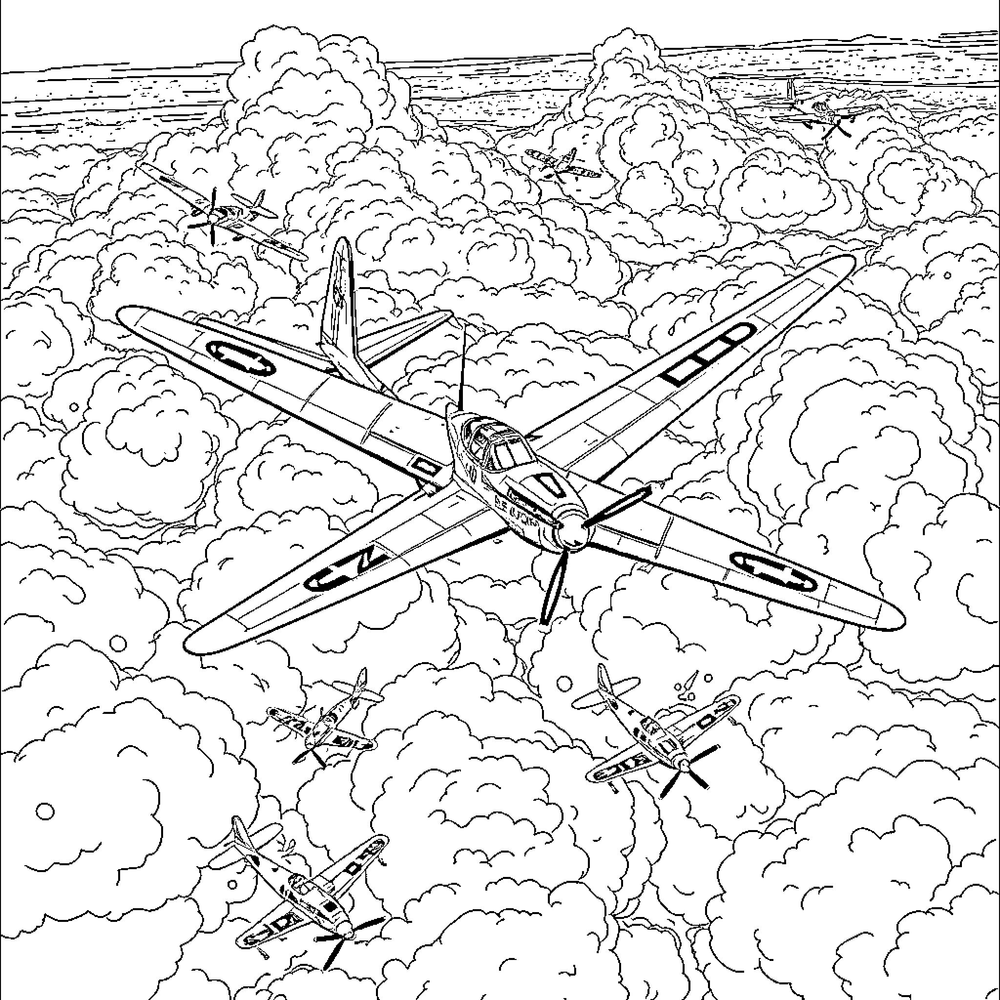 Best Bomber Coloring Pages (Free Printable PDF)