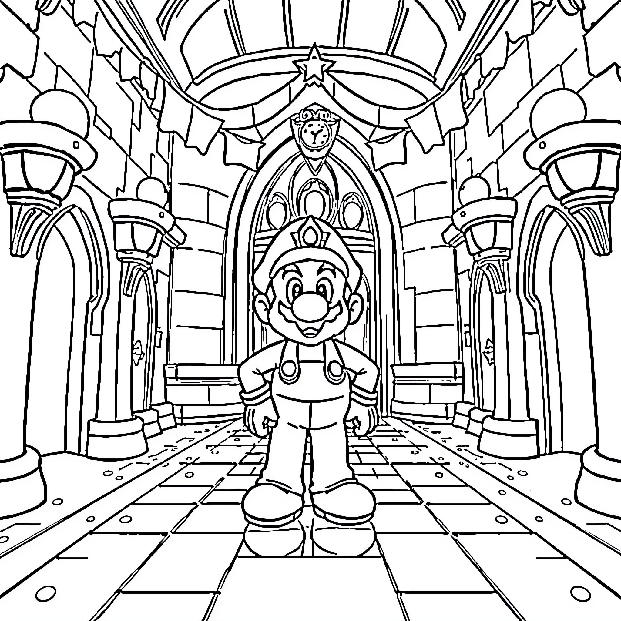632 Best Mario Coloring Pages (Free Printable PDFs)