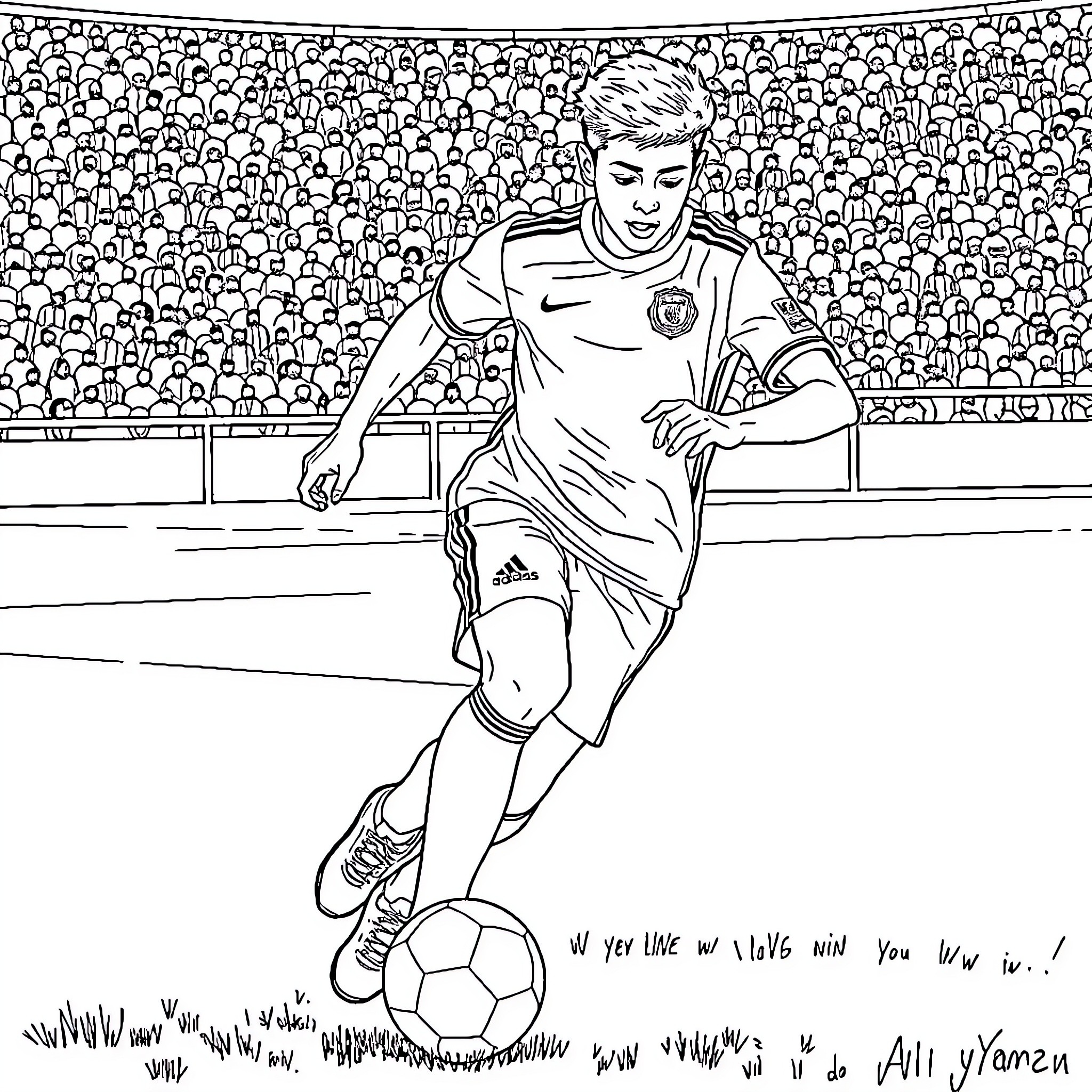 Best Lamine Yamal Coloring Pages (Free Printable PDF)