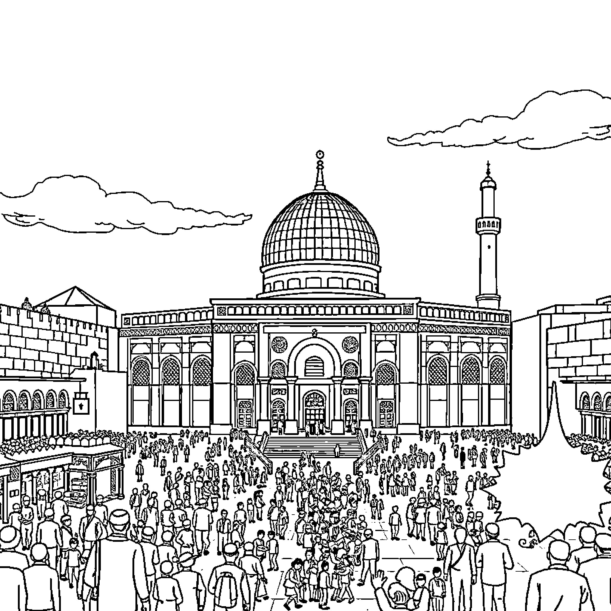 Best Al Aqsa Mosque Coloring Pages (Free Printable PDF)