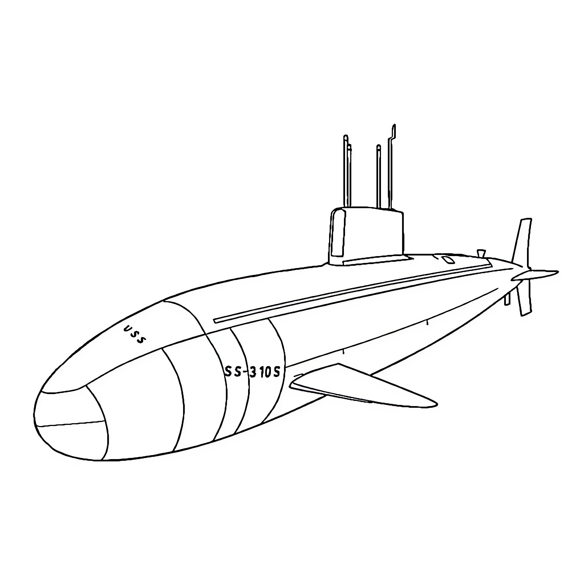 Best USS Batfish Coloring Pages (Free Printable PDF)