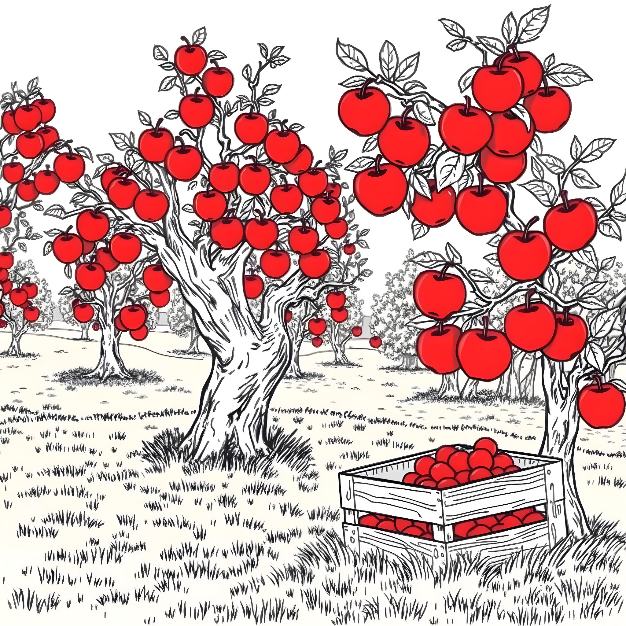 Best Apple Coloring Pages (Free Printable PDF)