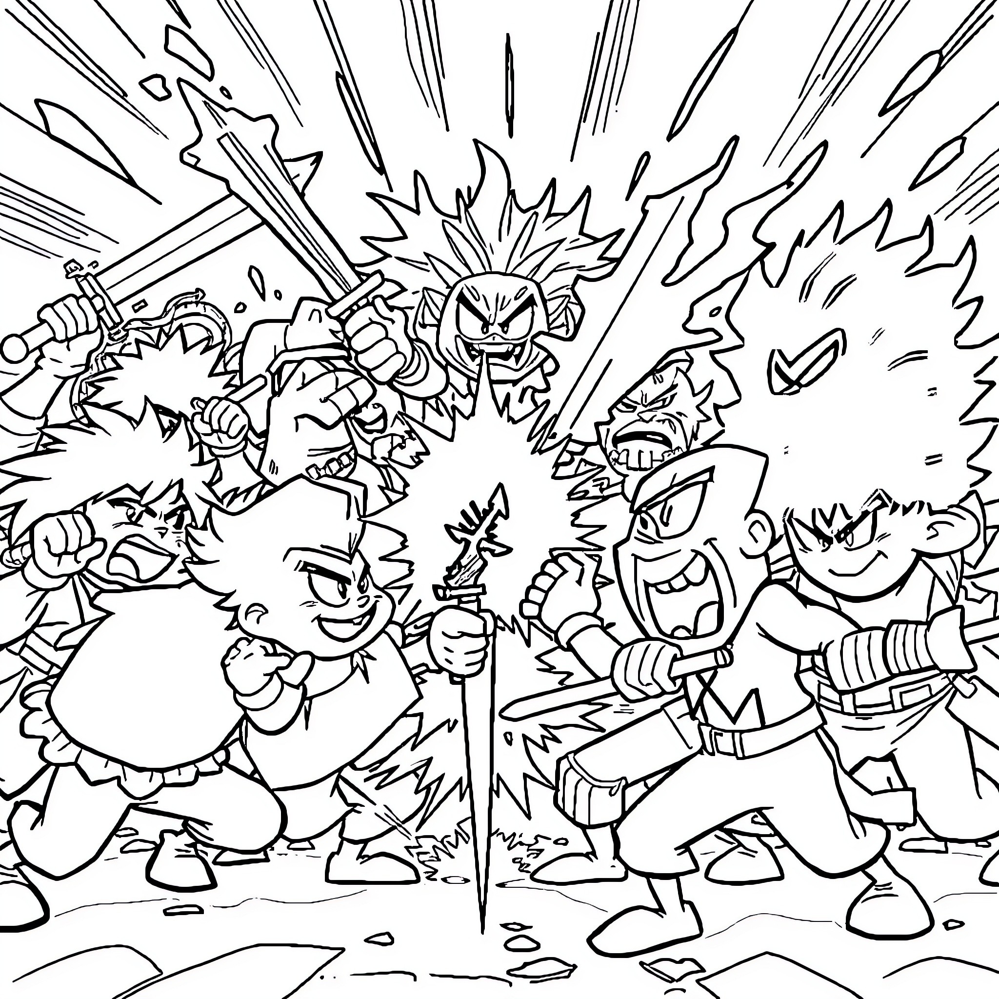 Best Cartoon Character Coloring Pages (Free Printable PDF)