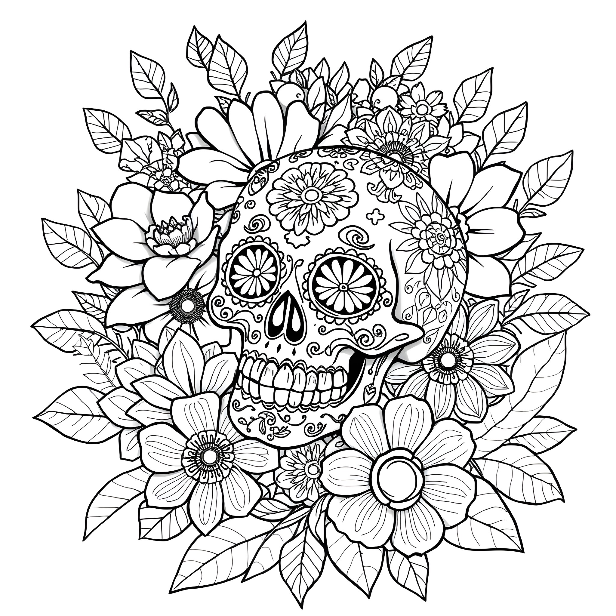 122 Best Skull Coloring Pages (Free Printable PDFs)