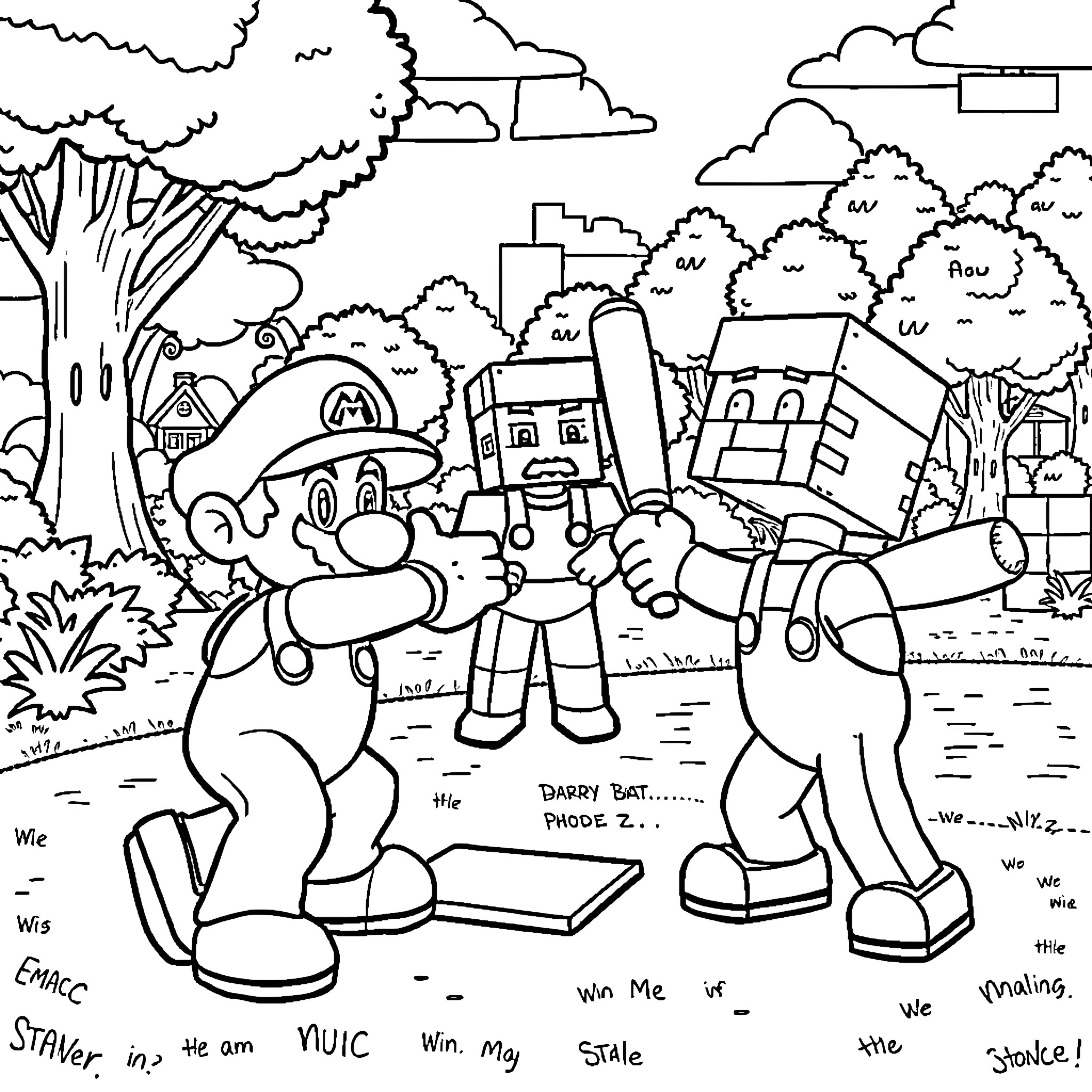 632 Best Mario Coloring Pages (Free Printable PDFs)