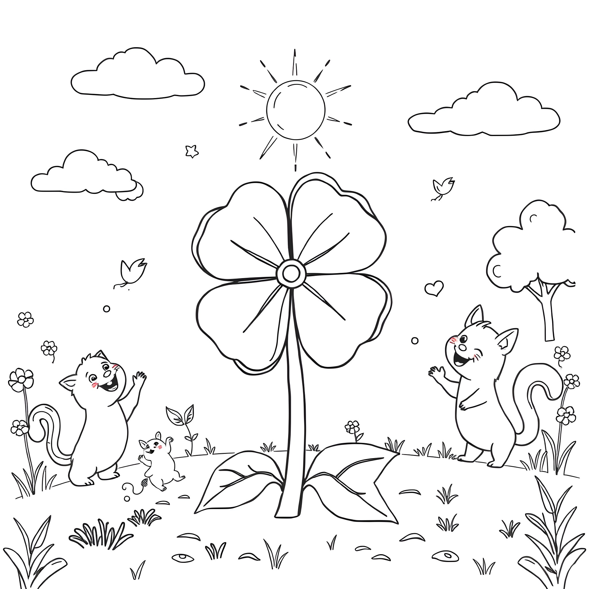 Best Clover Coloring Pages (Free Printable PDF)