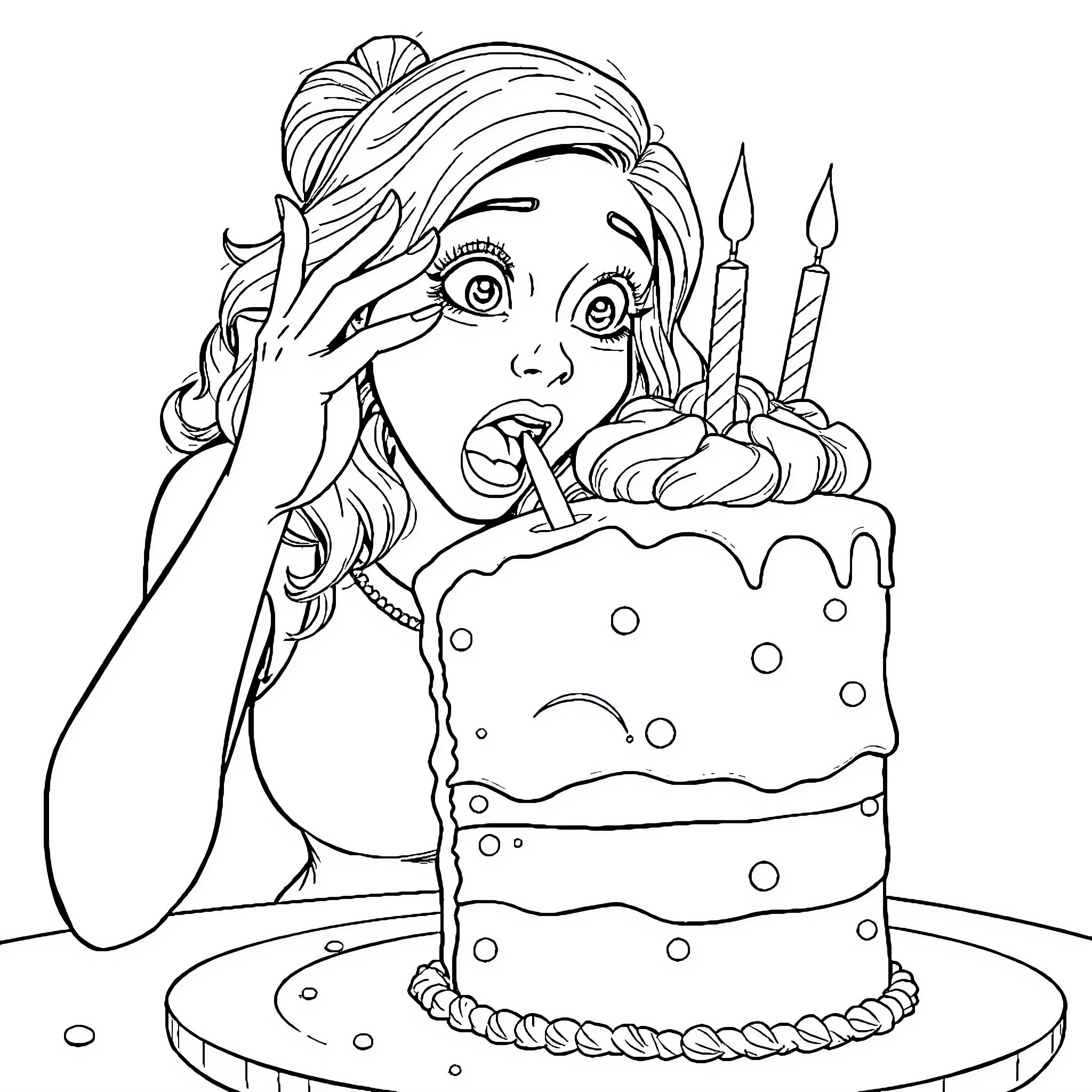 Best Lady Coloring Pages (Free Printable PDF)