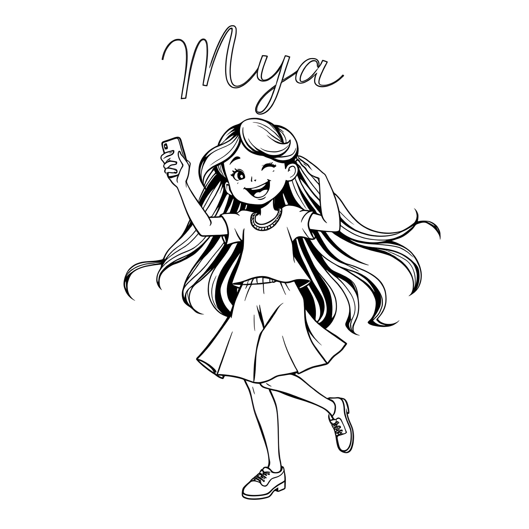 Best Mya Coloring Pages (Free Printable PDF)