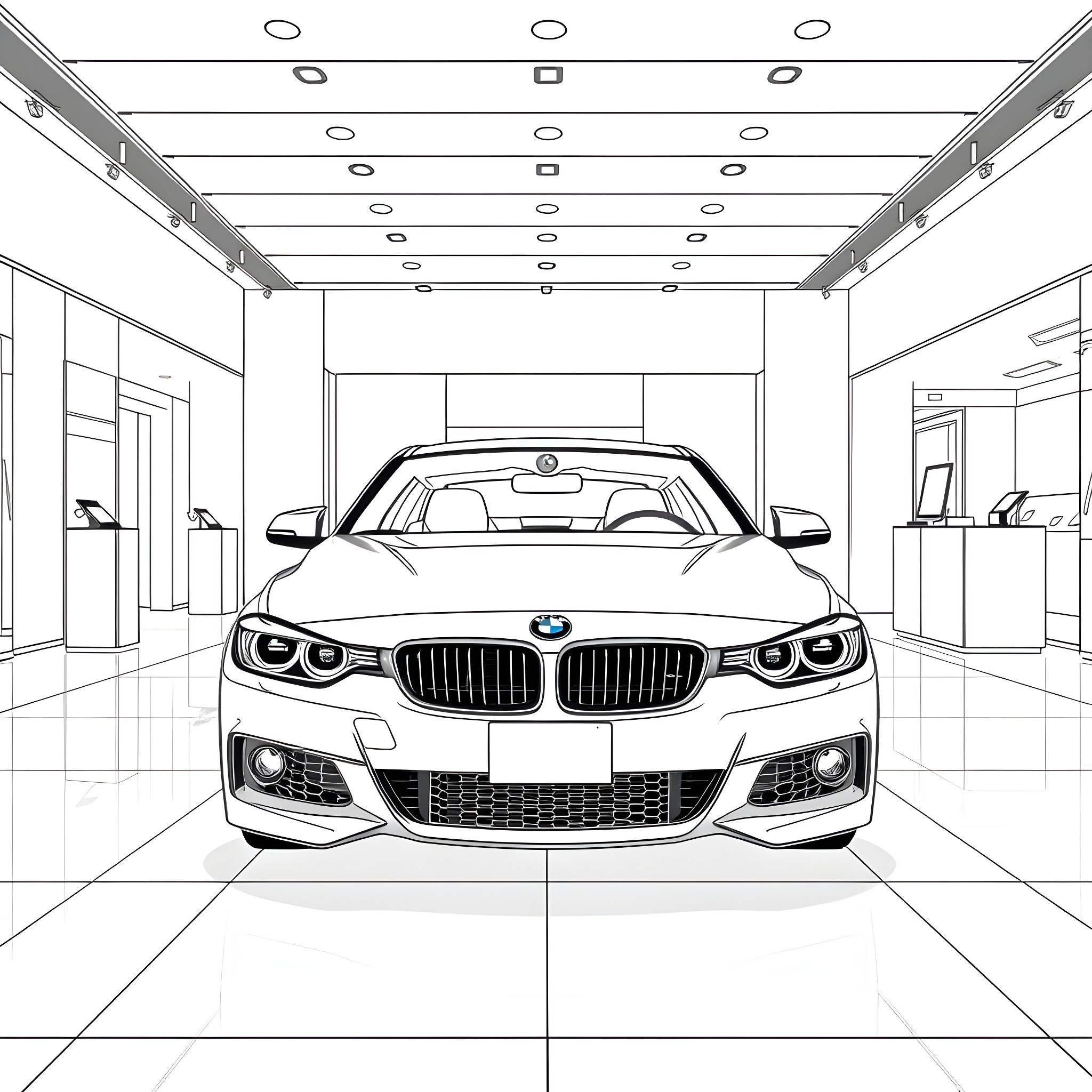 Best BMW Coloring Pages (Free Printable PDF)