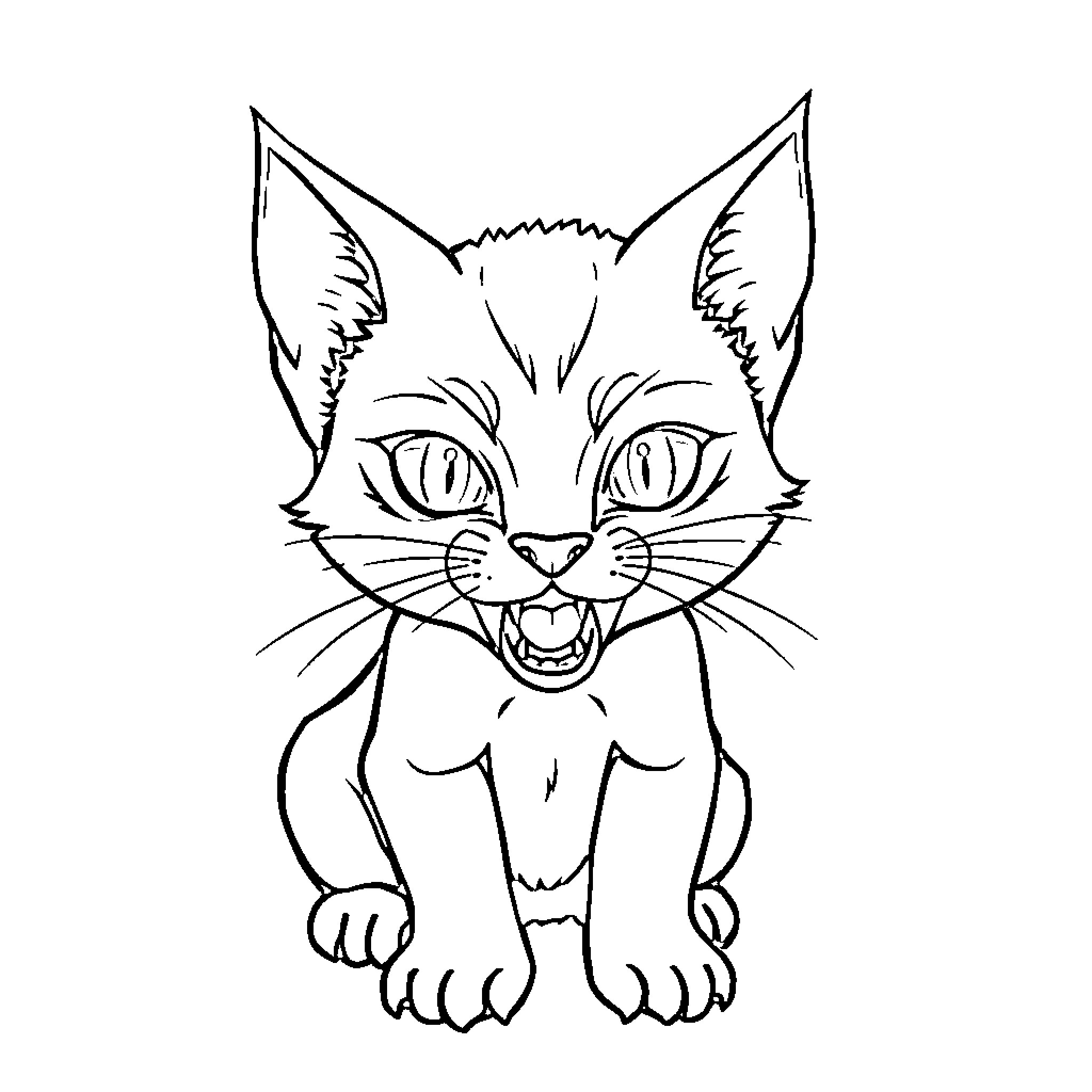 Best Vampire Cat Coloring Pages (Free Printable PDF)
