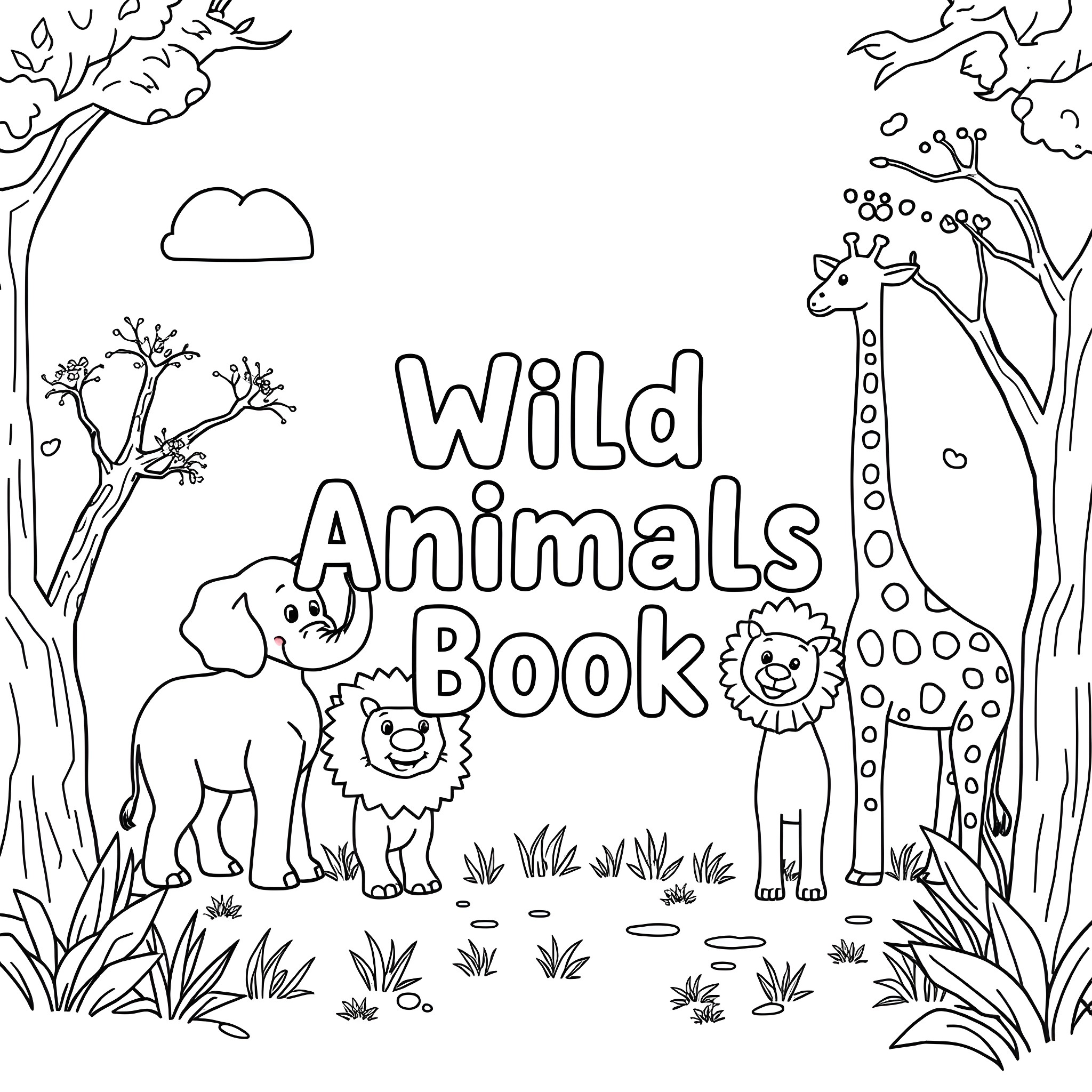 Best Wild Animal Coloring Pages (Free Printable PDF)