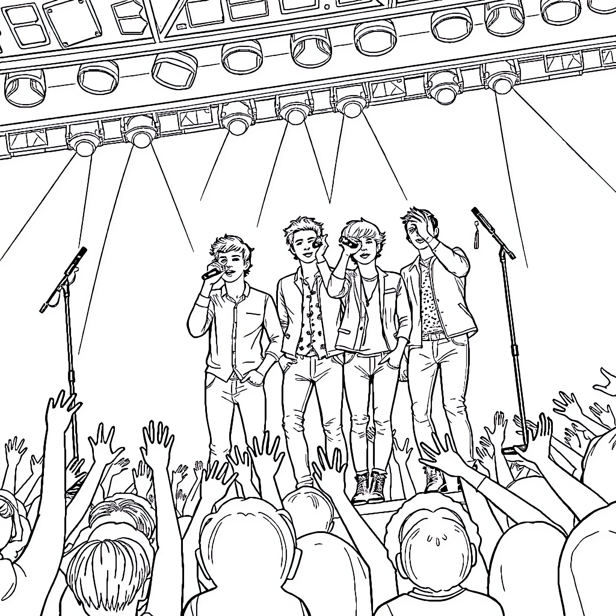 Best One Direction Coloring Pages (Free Printable PDF)