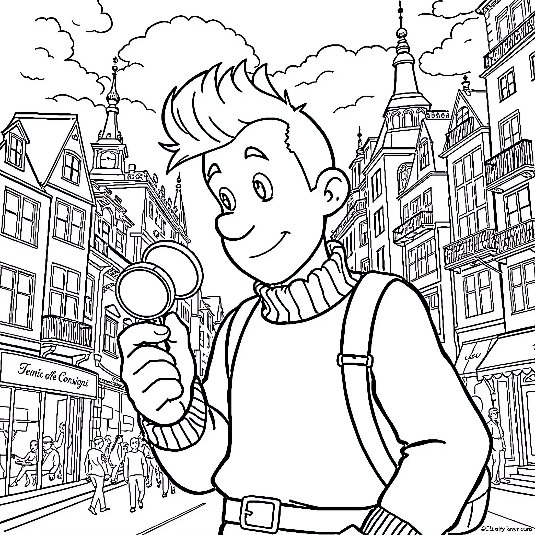 Best Tintin Coloring Pages (Free Printable PDF)