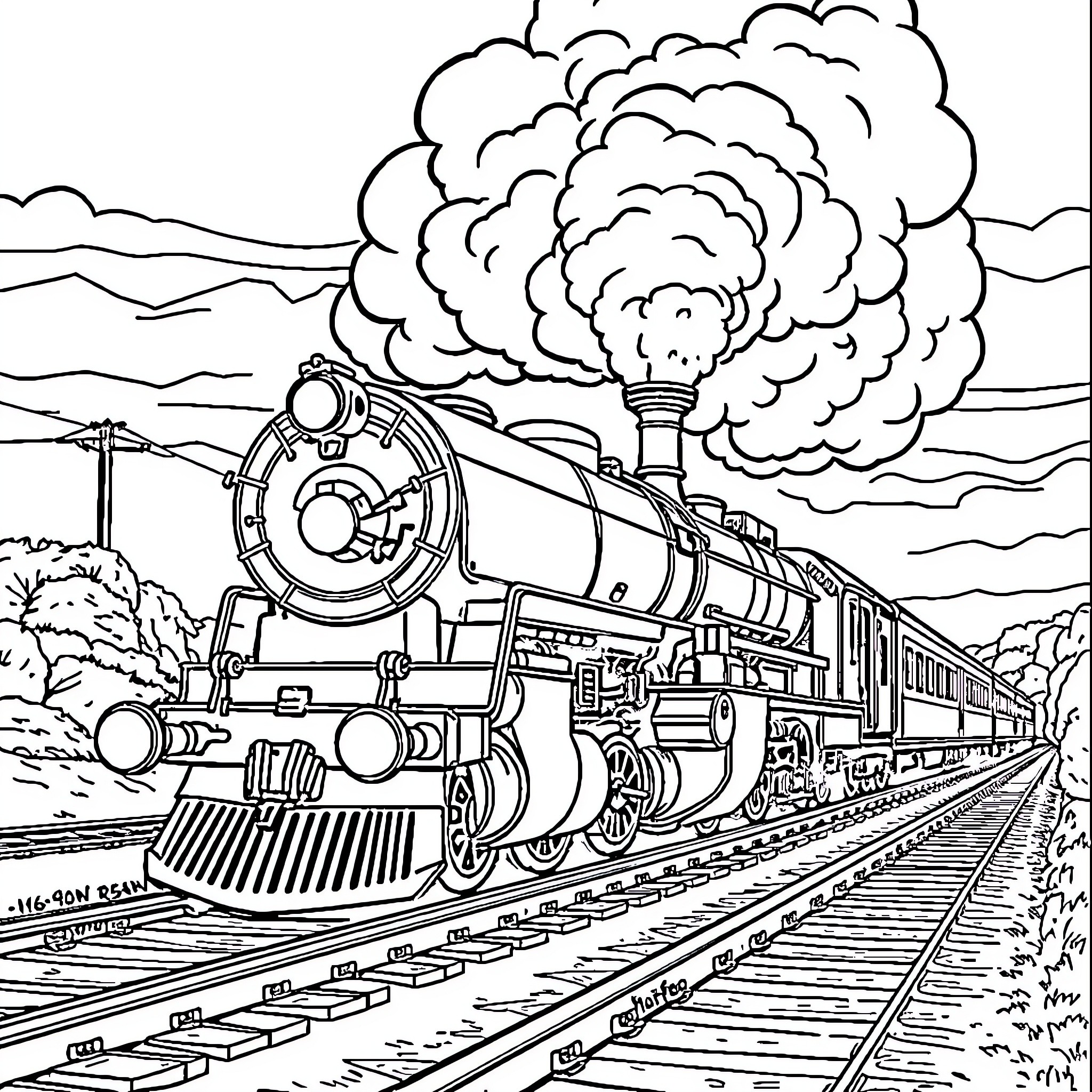 Best Steam Train Coloring Pages (Free Printable PDF)