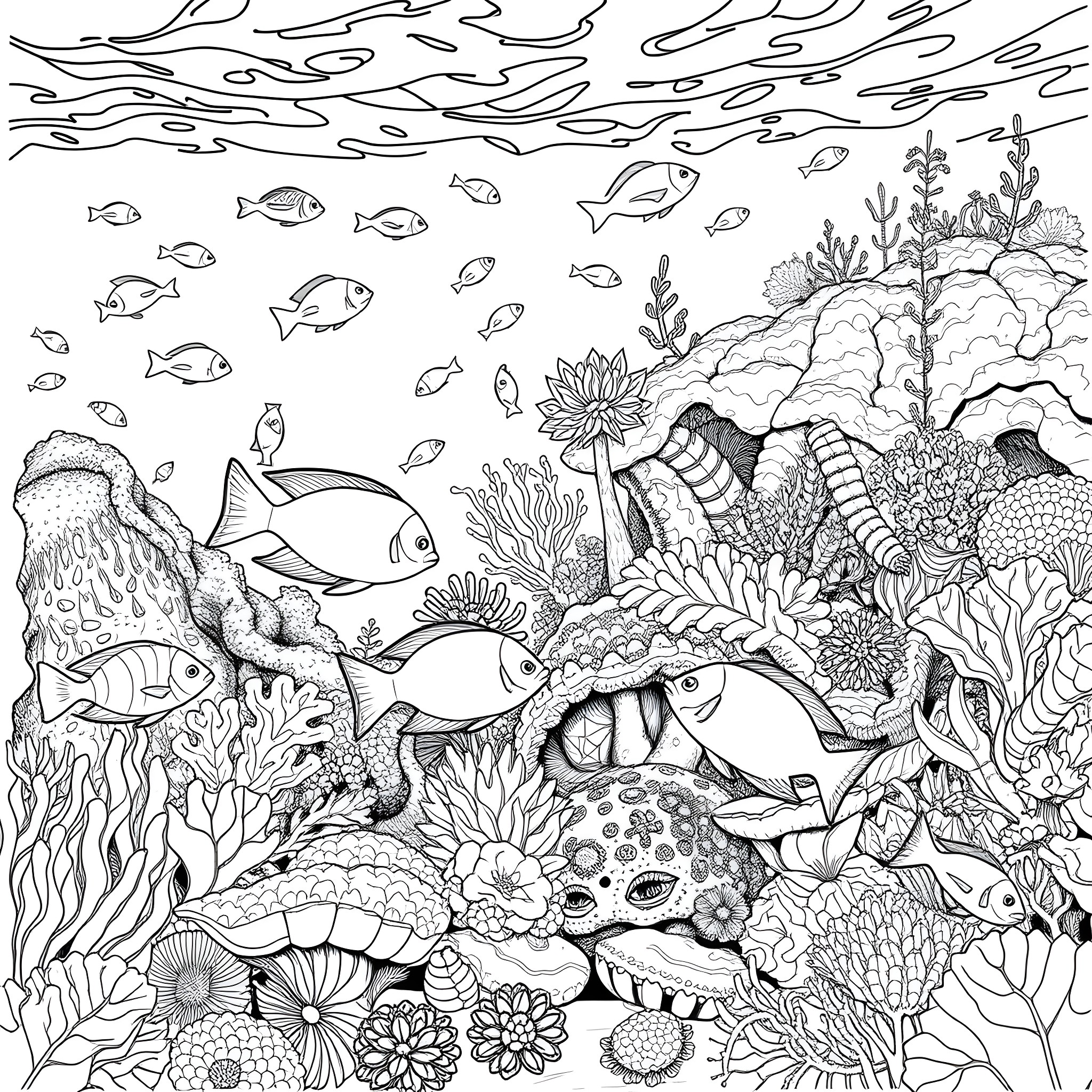 Best Tropical Fish Coloring Pages (Free Printable PDF)
