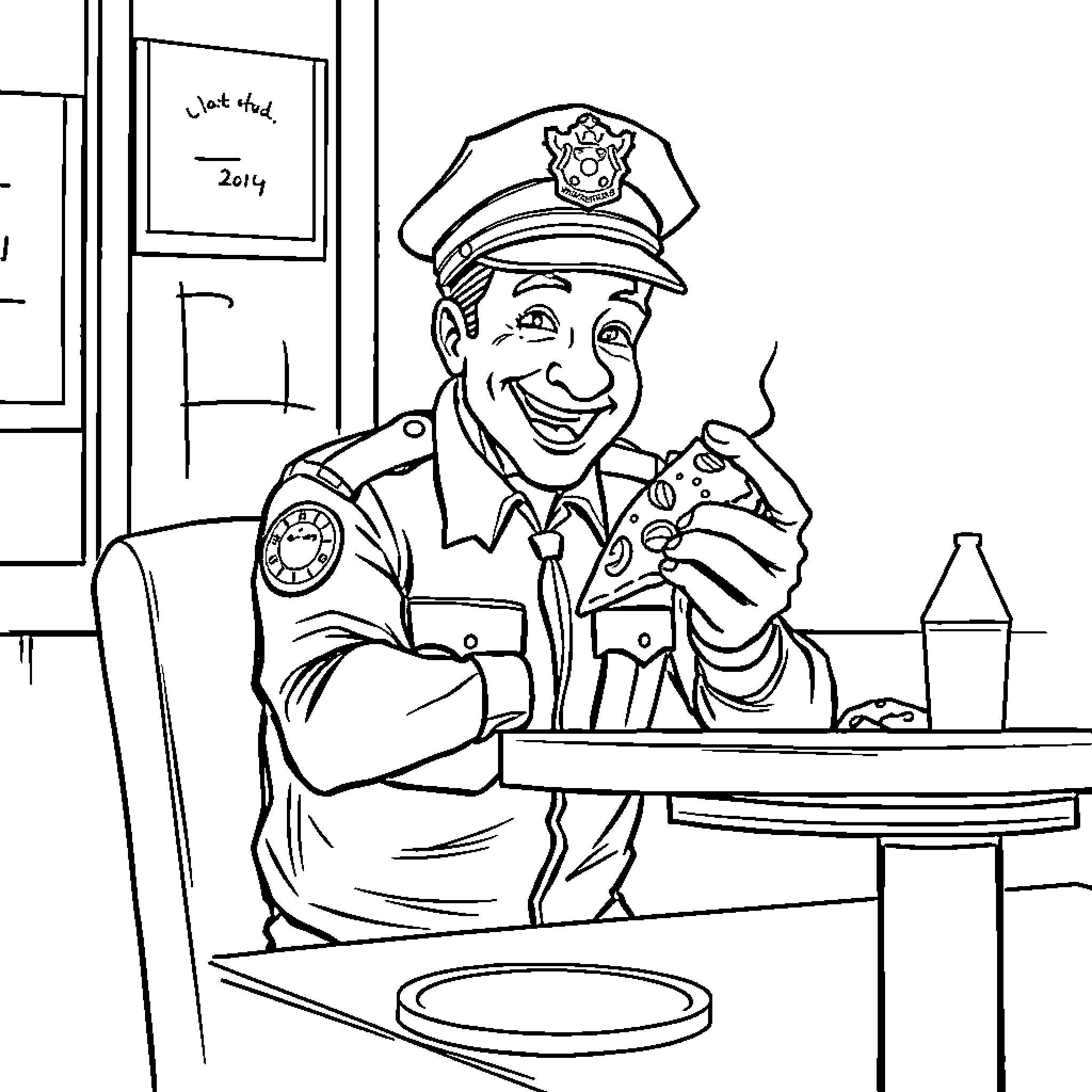 Best Policeman Coloring Pages (Free Printable PDF)