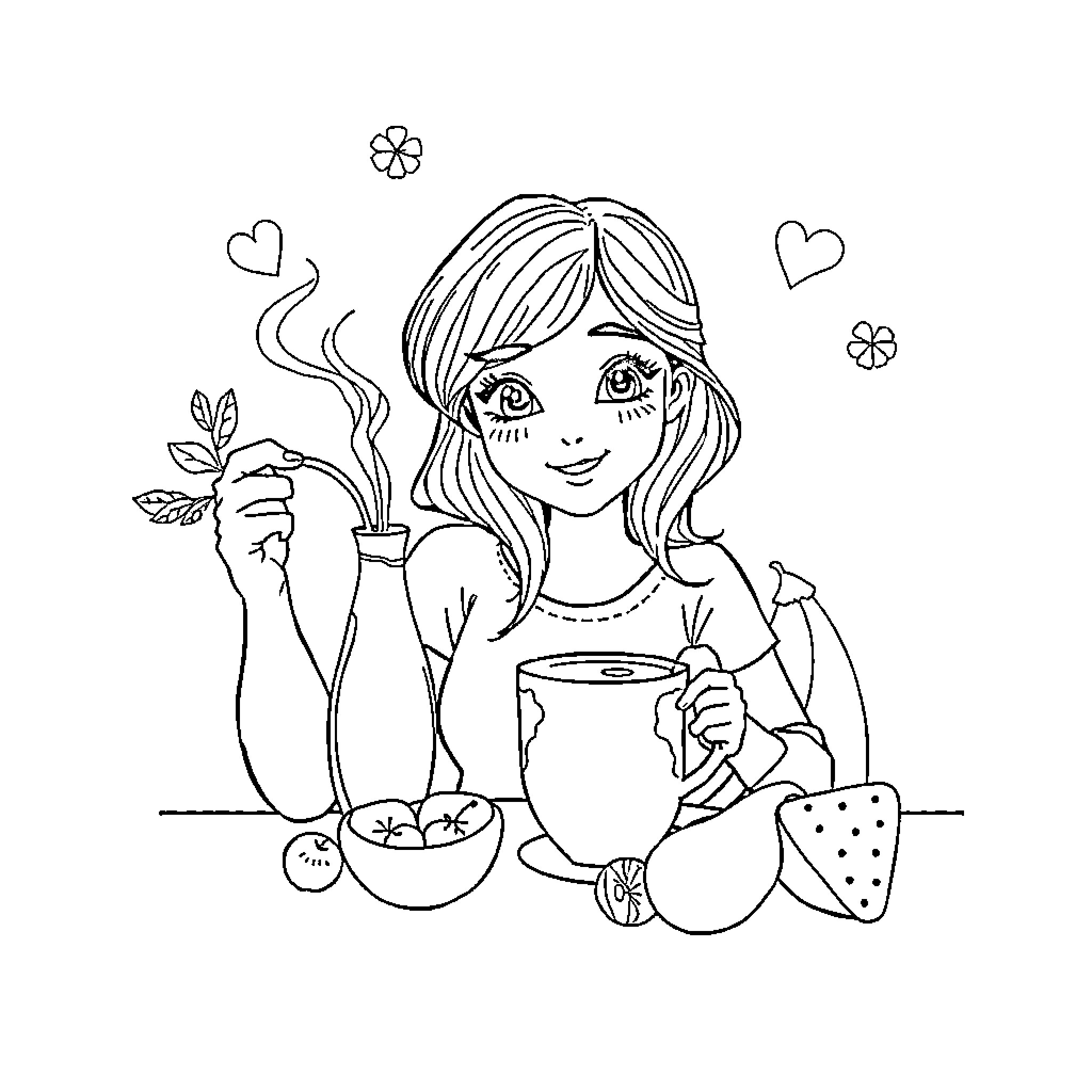Best Clean Girl Coloring Pages (Free Printable PDF)