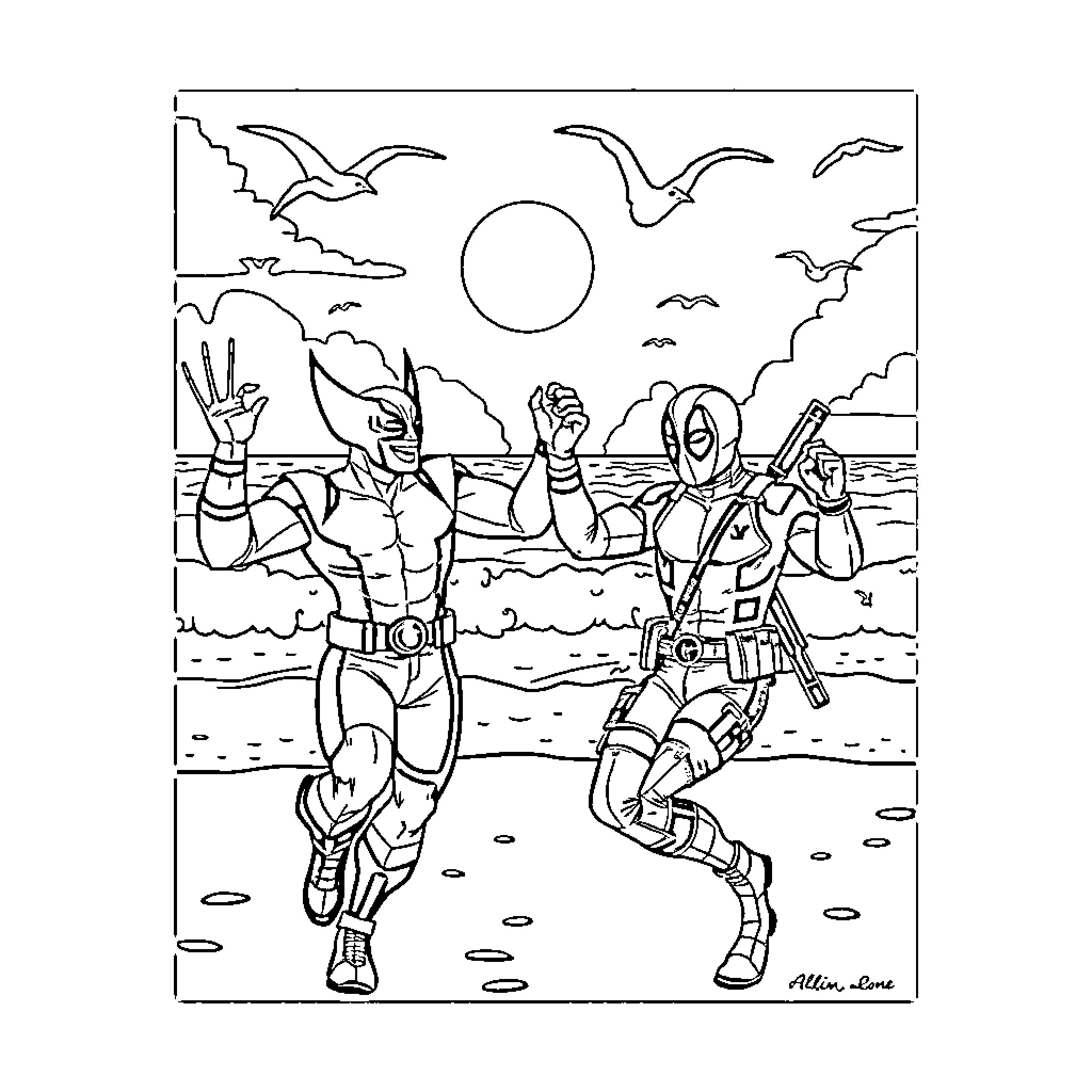Best Wolverine Coloring Pages (Free Printable PDF)