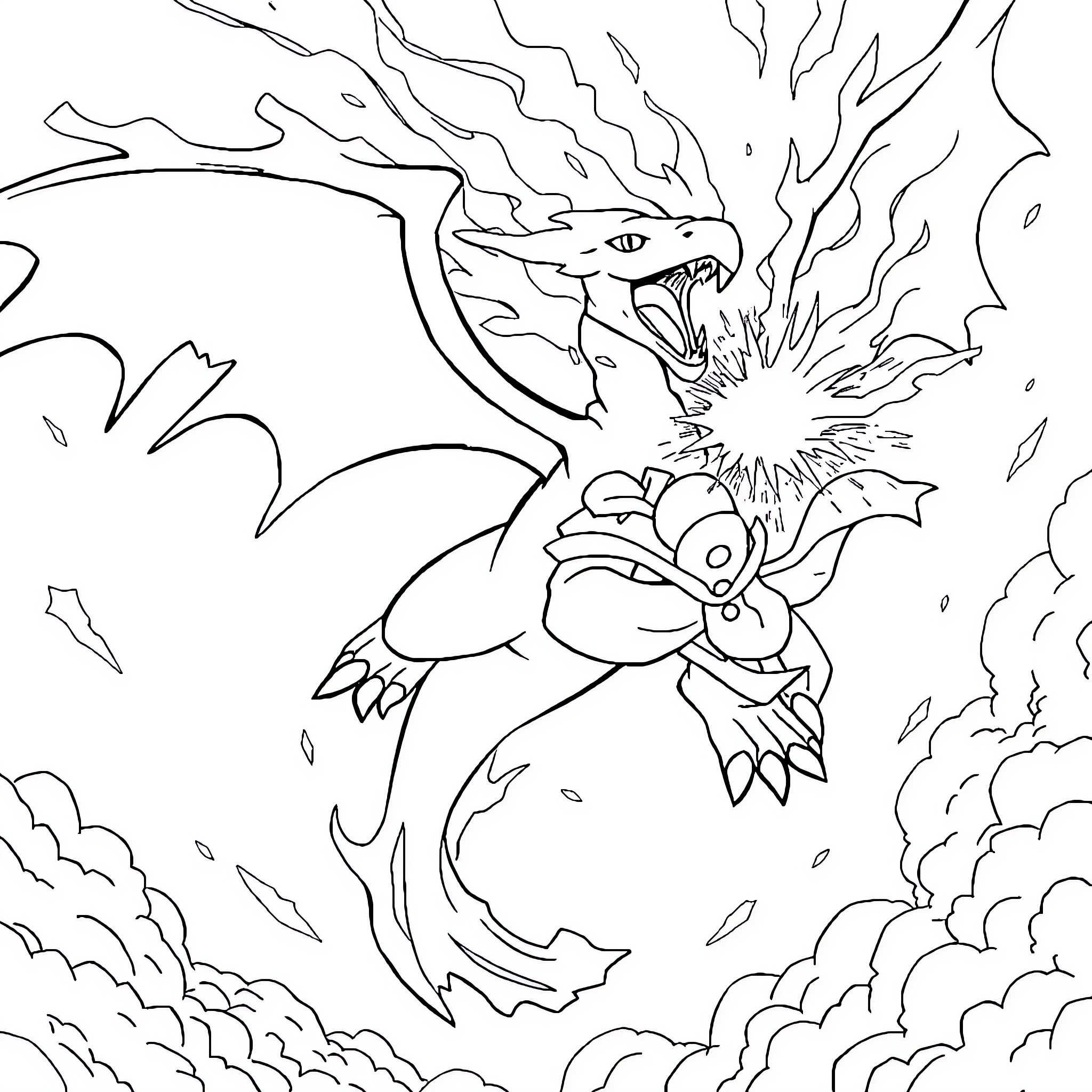 Best Charizard Coloring Pages (Free Printable PDF)