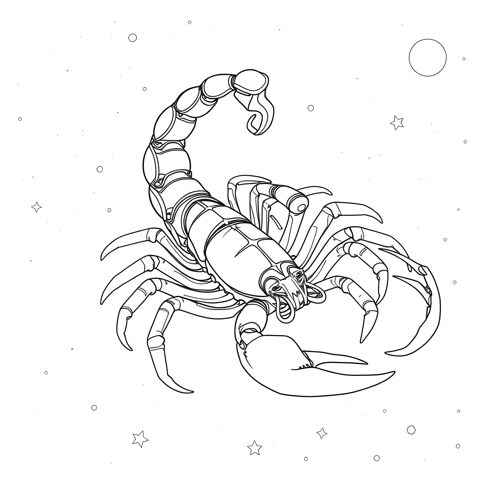 Best Scorpio Coloring Pages (Free Printable PDF)