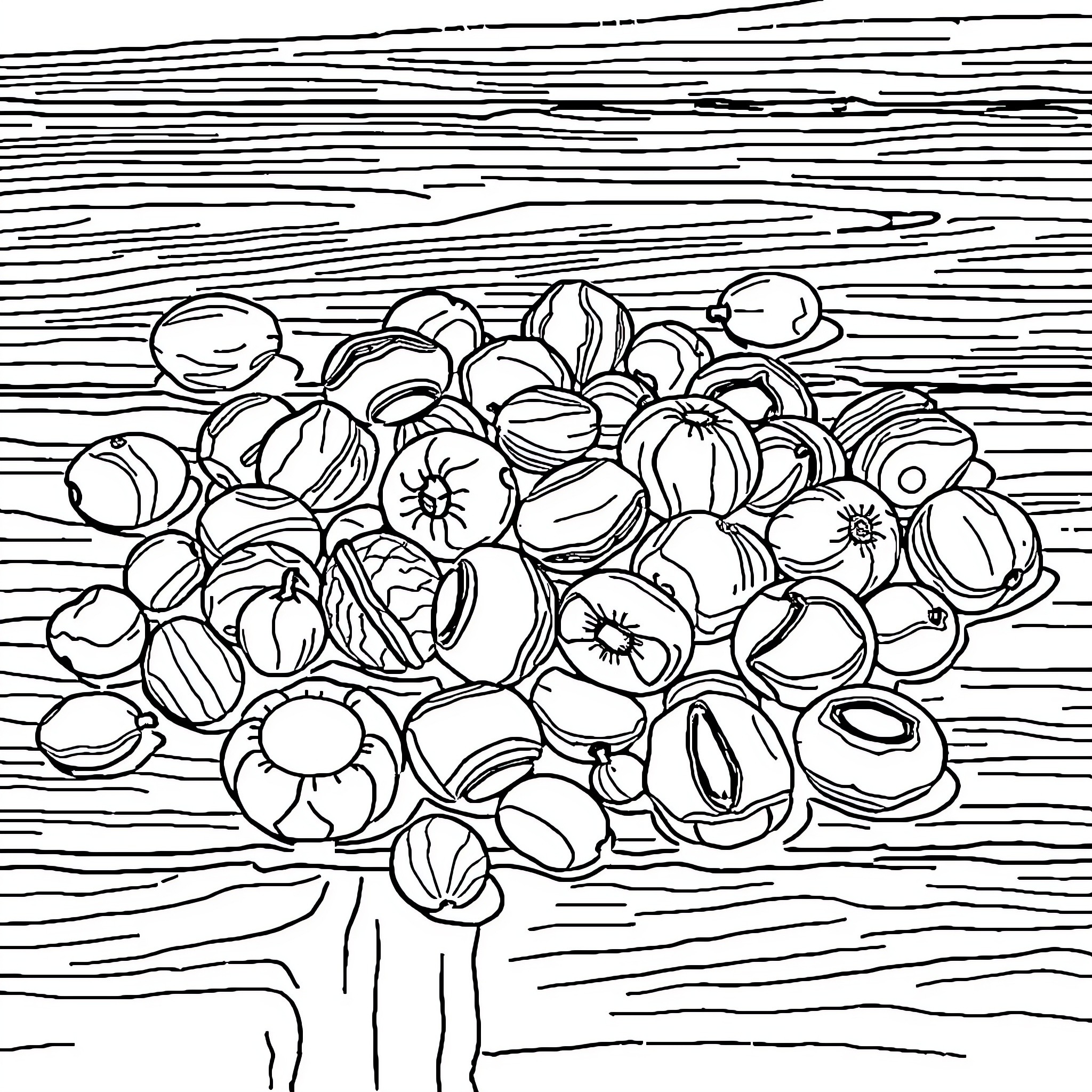 Best Nut Coloring Pages (Free Printable PDF)