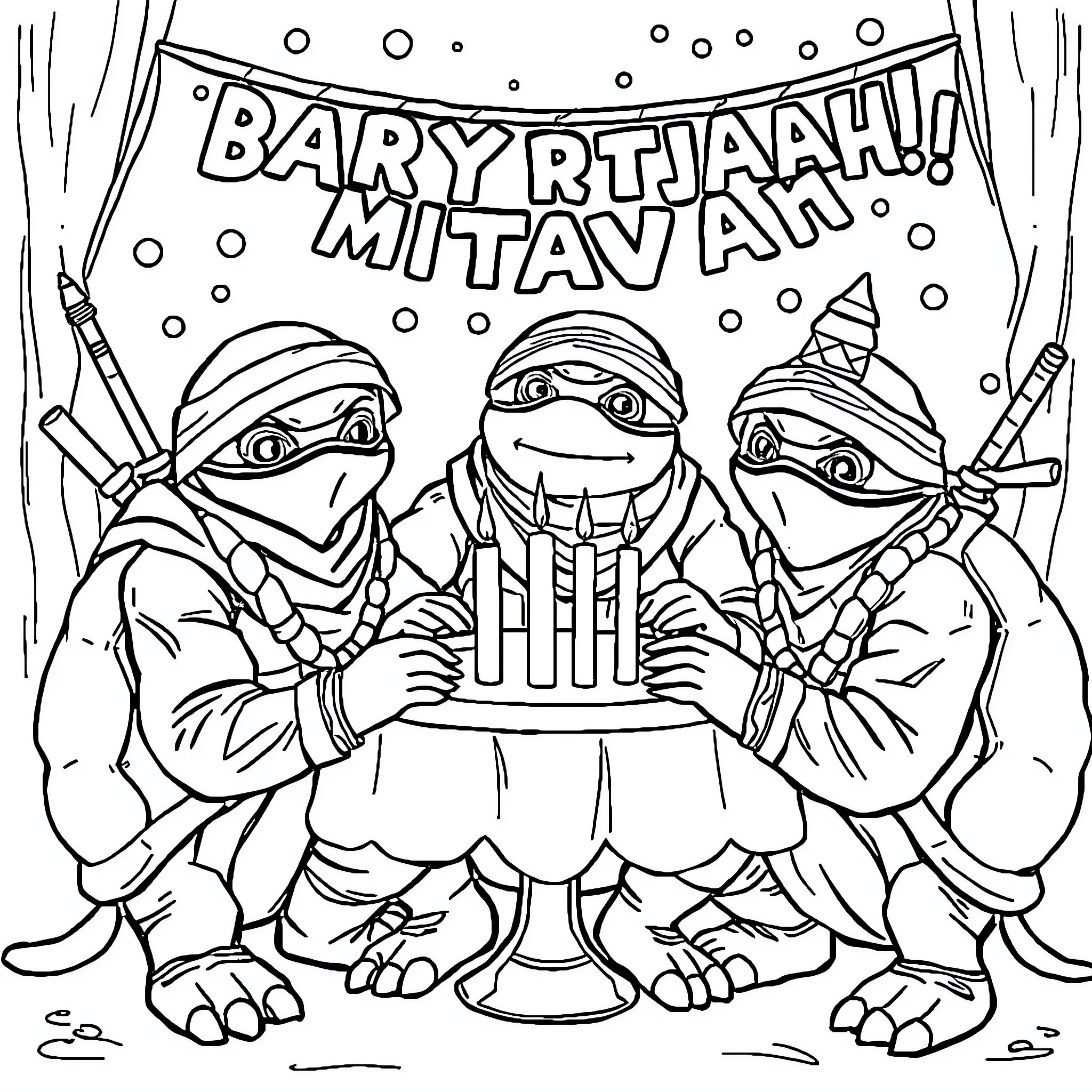 Best Ninja Turtles Coloring Pages (Free Printable PDF)