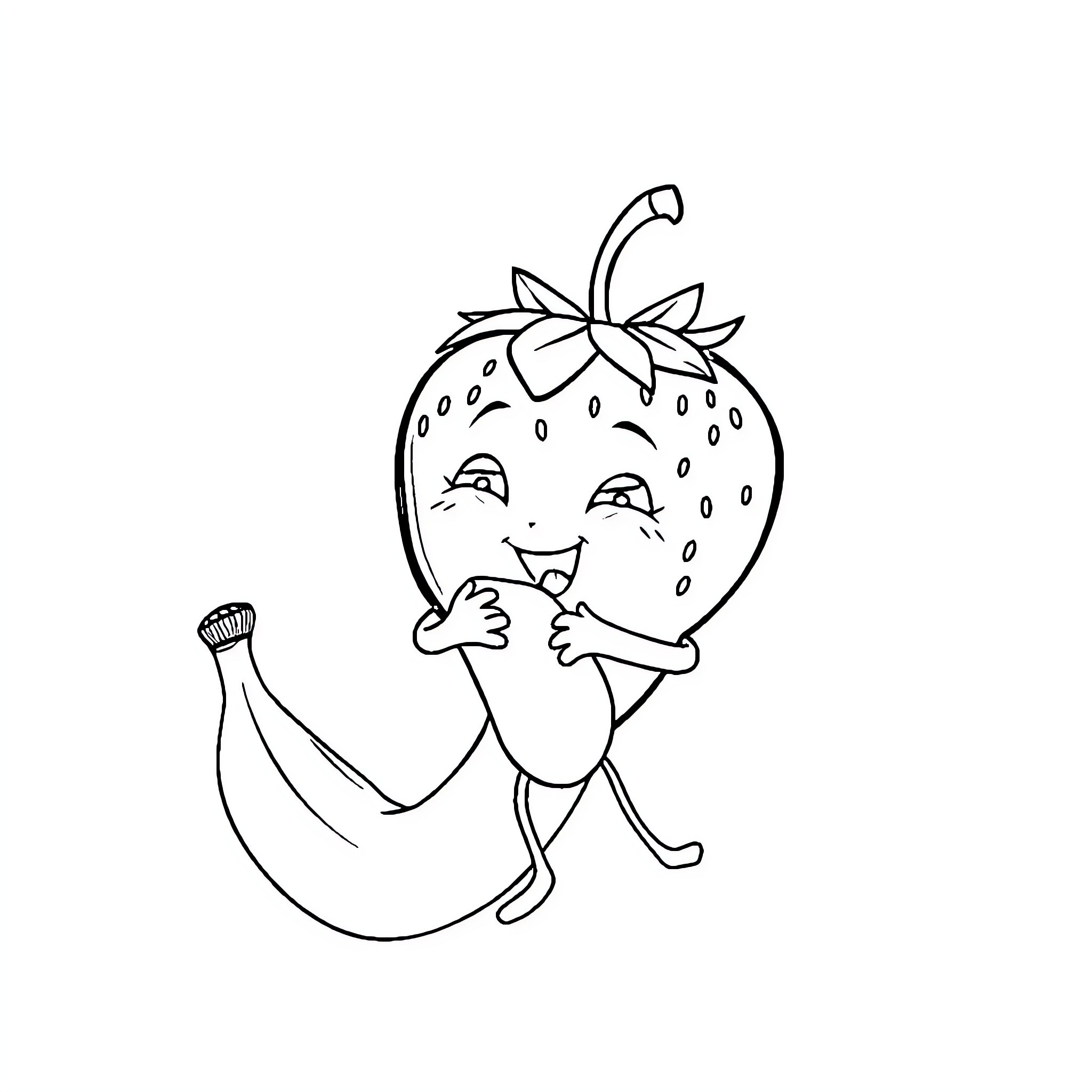 Best Strawberry Coloring Pages (Free Printable PDF)