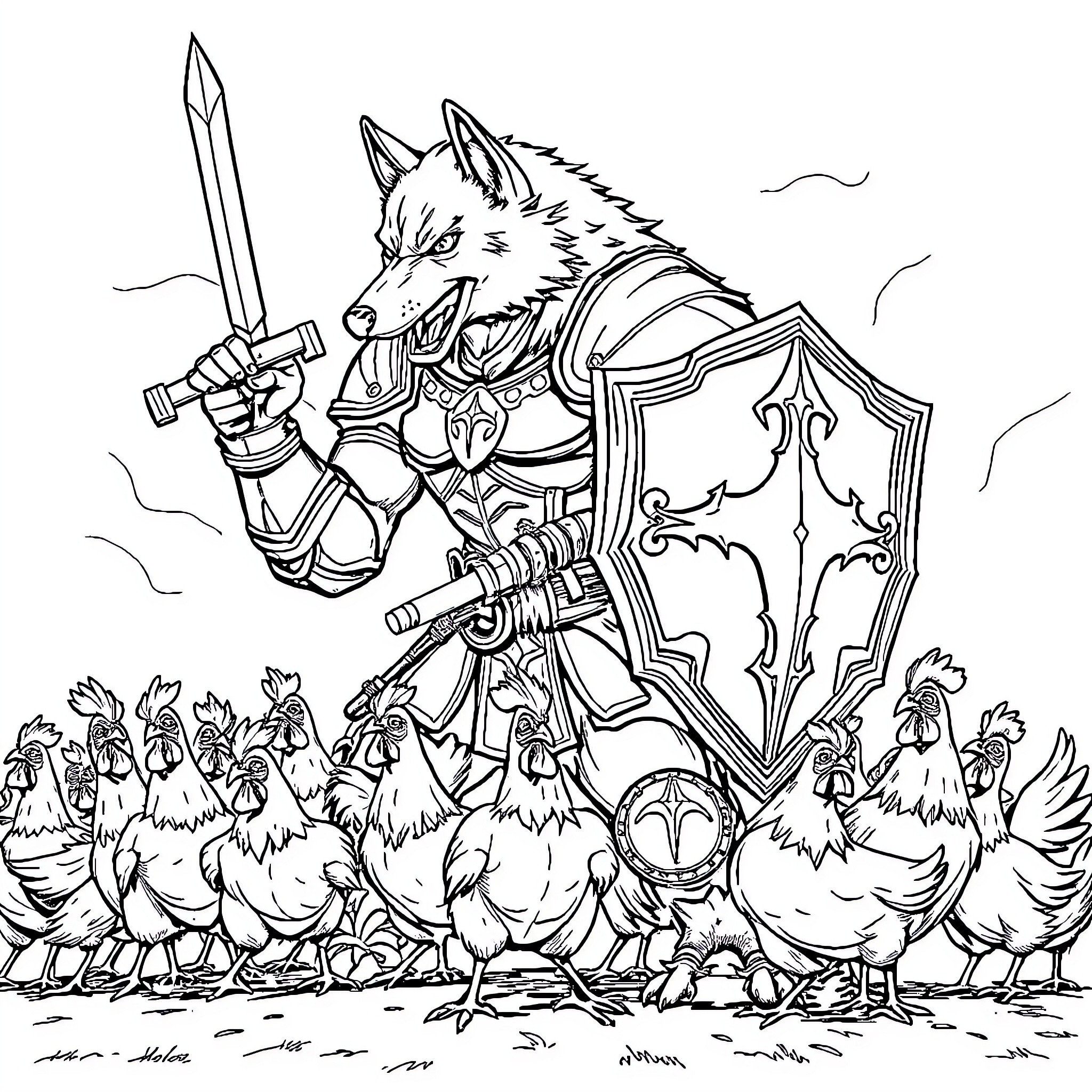 Best Wolf Coloring Pages (Free Printable PDF)