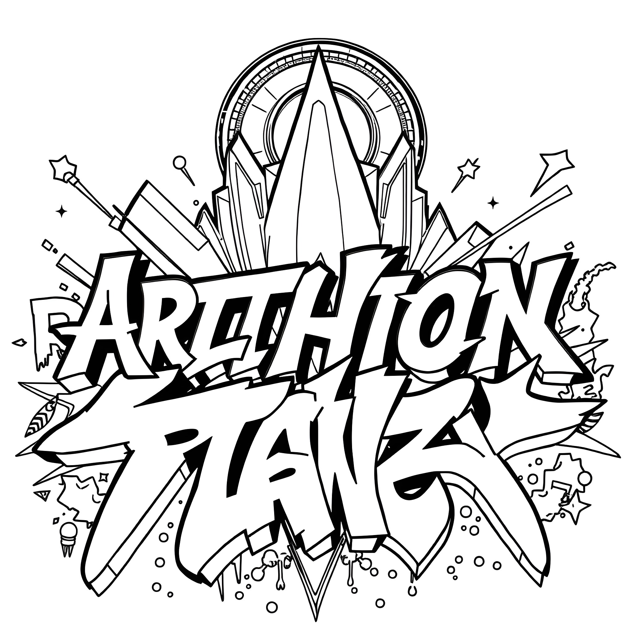 Best Graffiti Coloring Pages (Free Printable PDF)