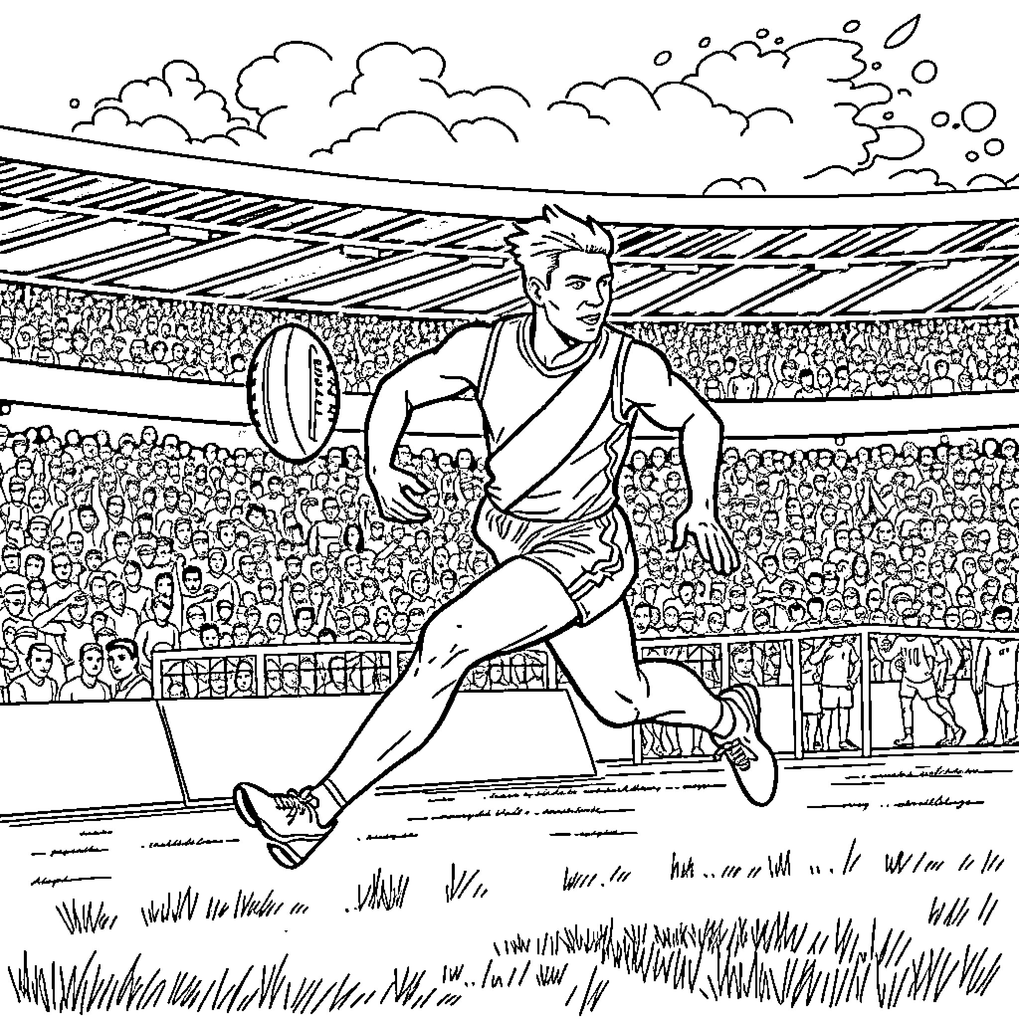 Best AFL Player Coloring Pages (Free Printable PDF)