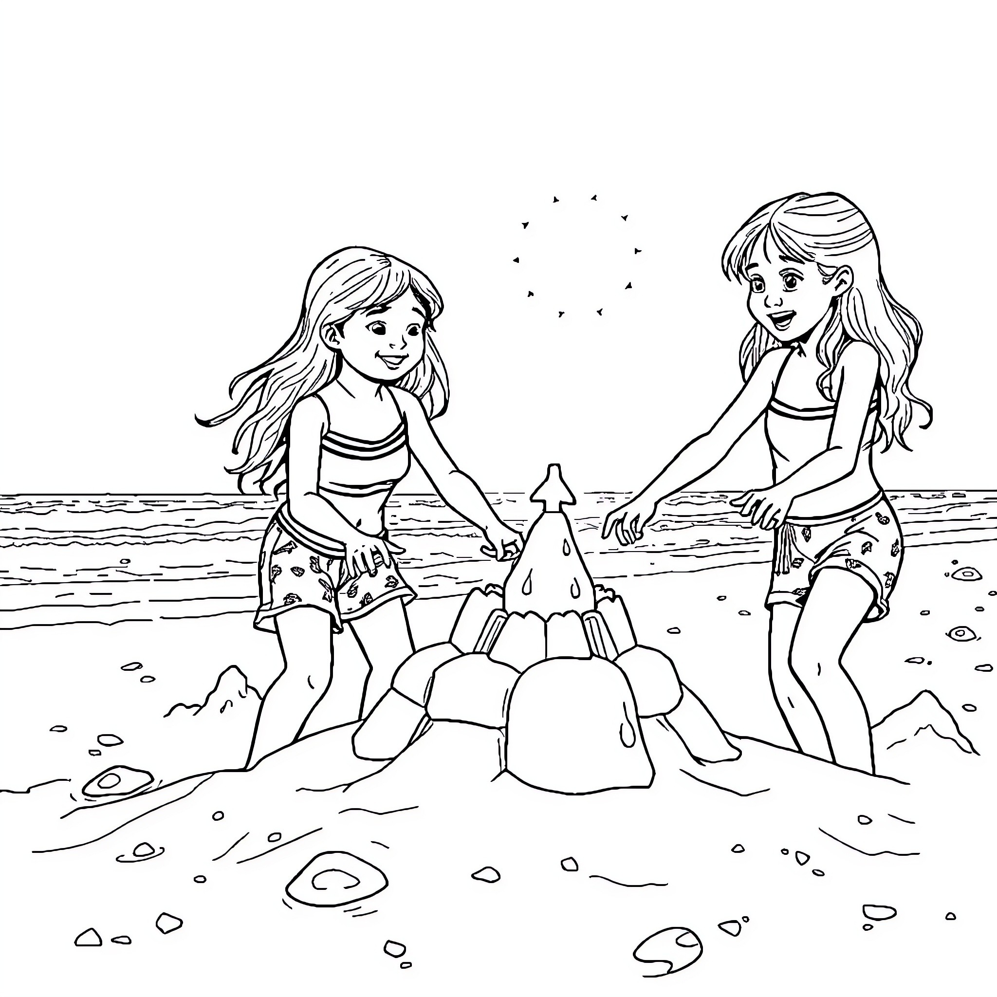 Best Sister Coloring Pages (Free Printable PDF)