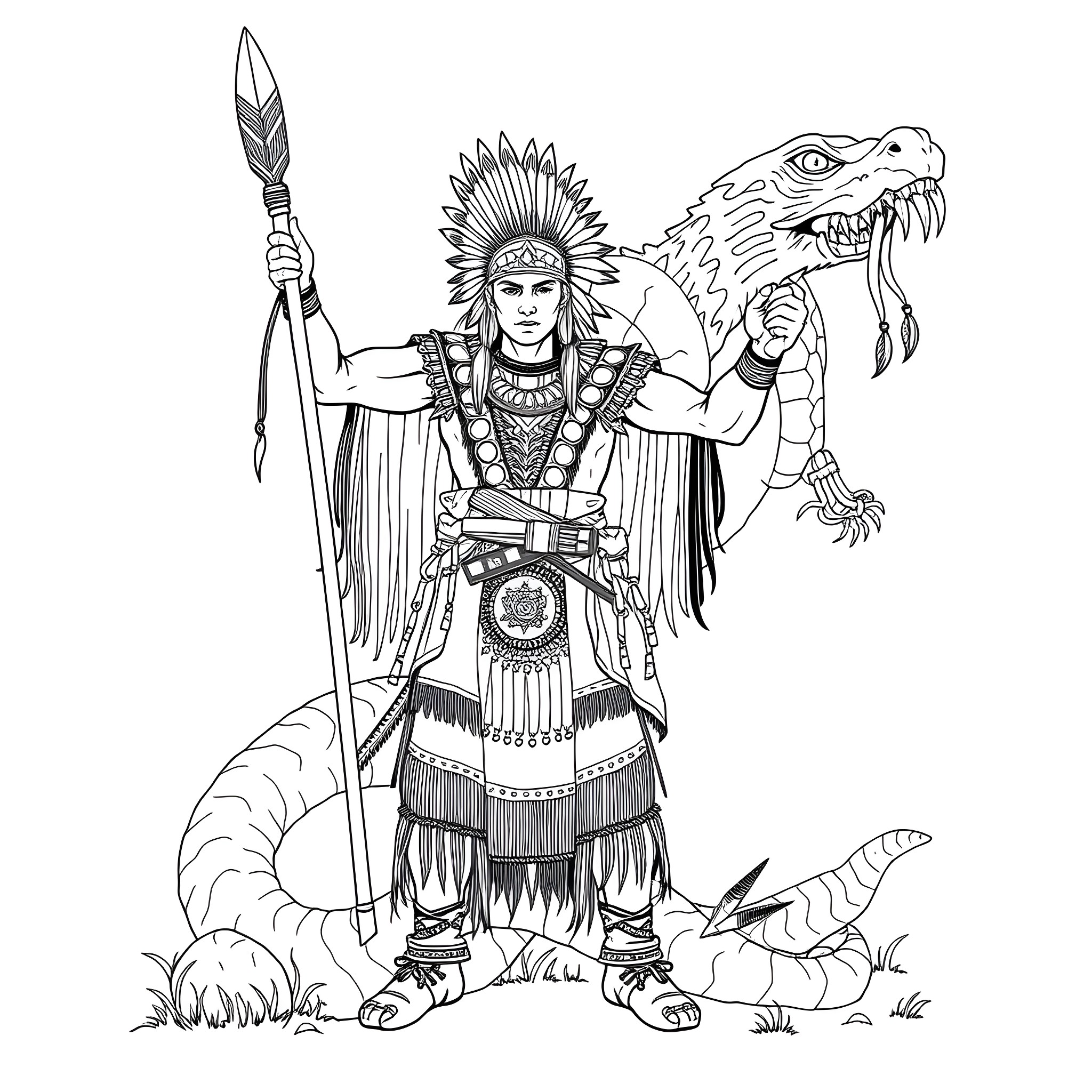 20 Best Cherokee Warrior Coloring Pages (Free Printable PDFs)