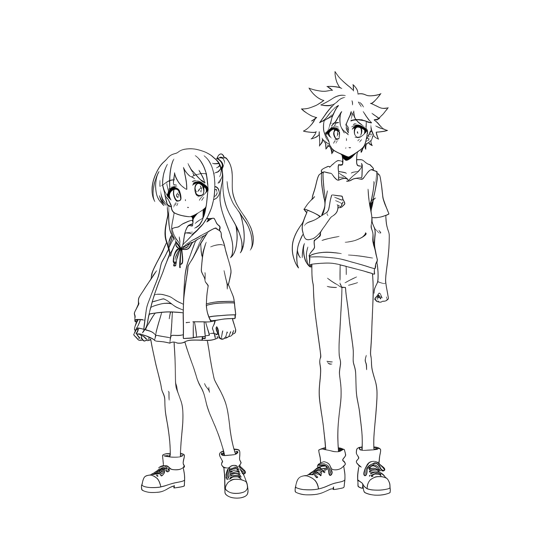 Best Anime Coloring Pages (Free Printable PDF)