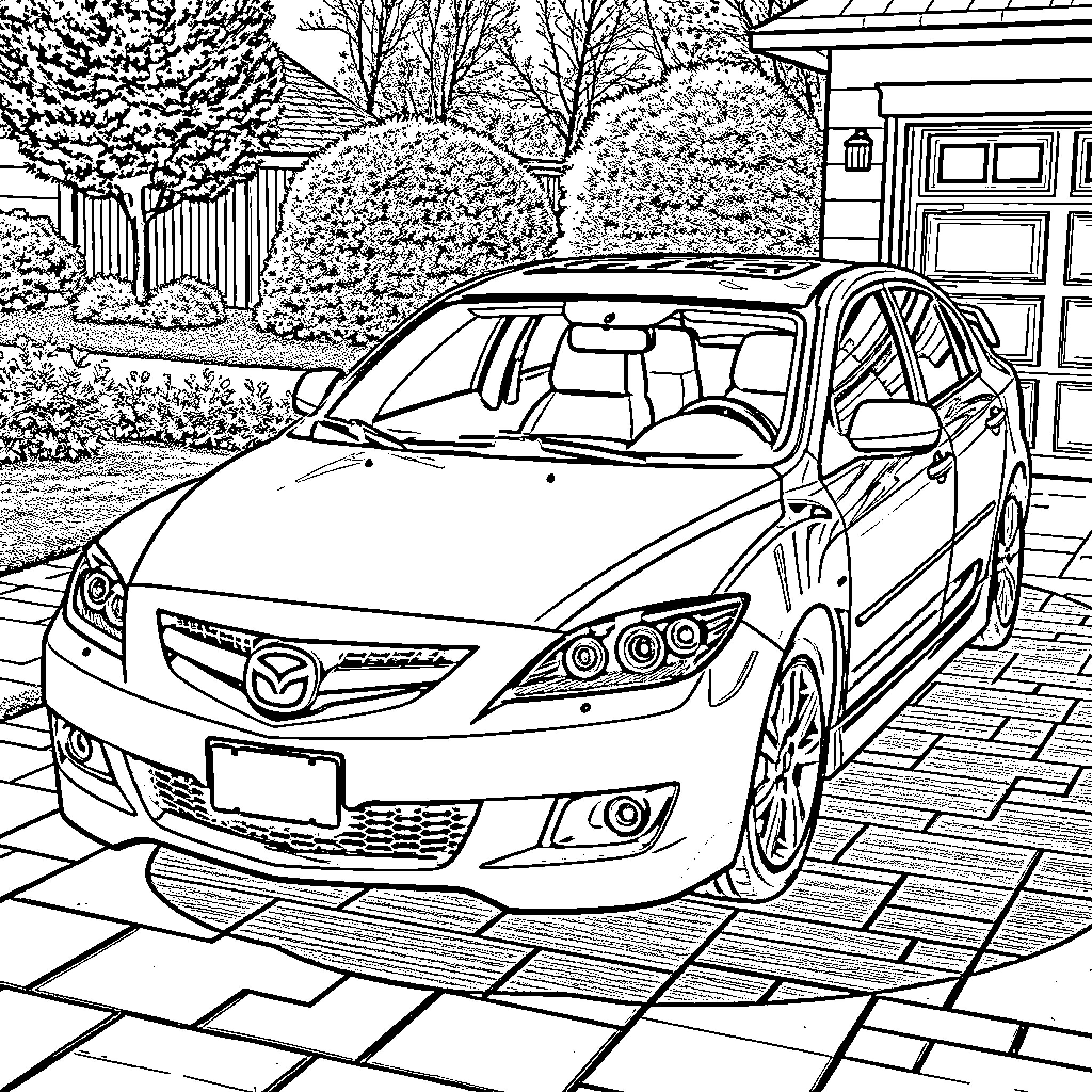 Best Mazda 3 Coloring Pages (Free Printable PDF)