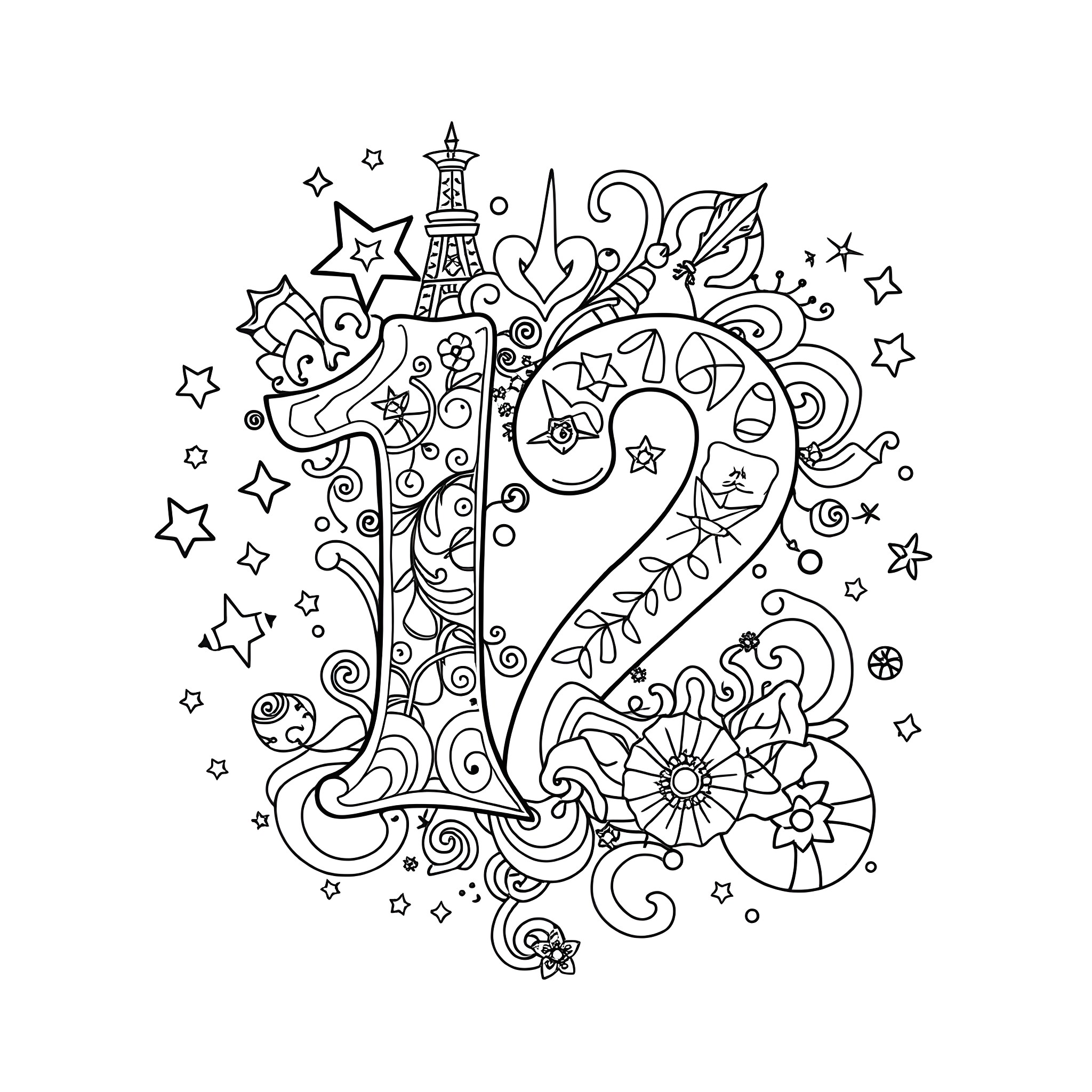 Best Number Coloring Pages (Free Printable PDF)