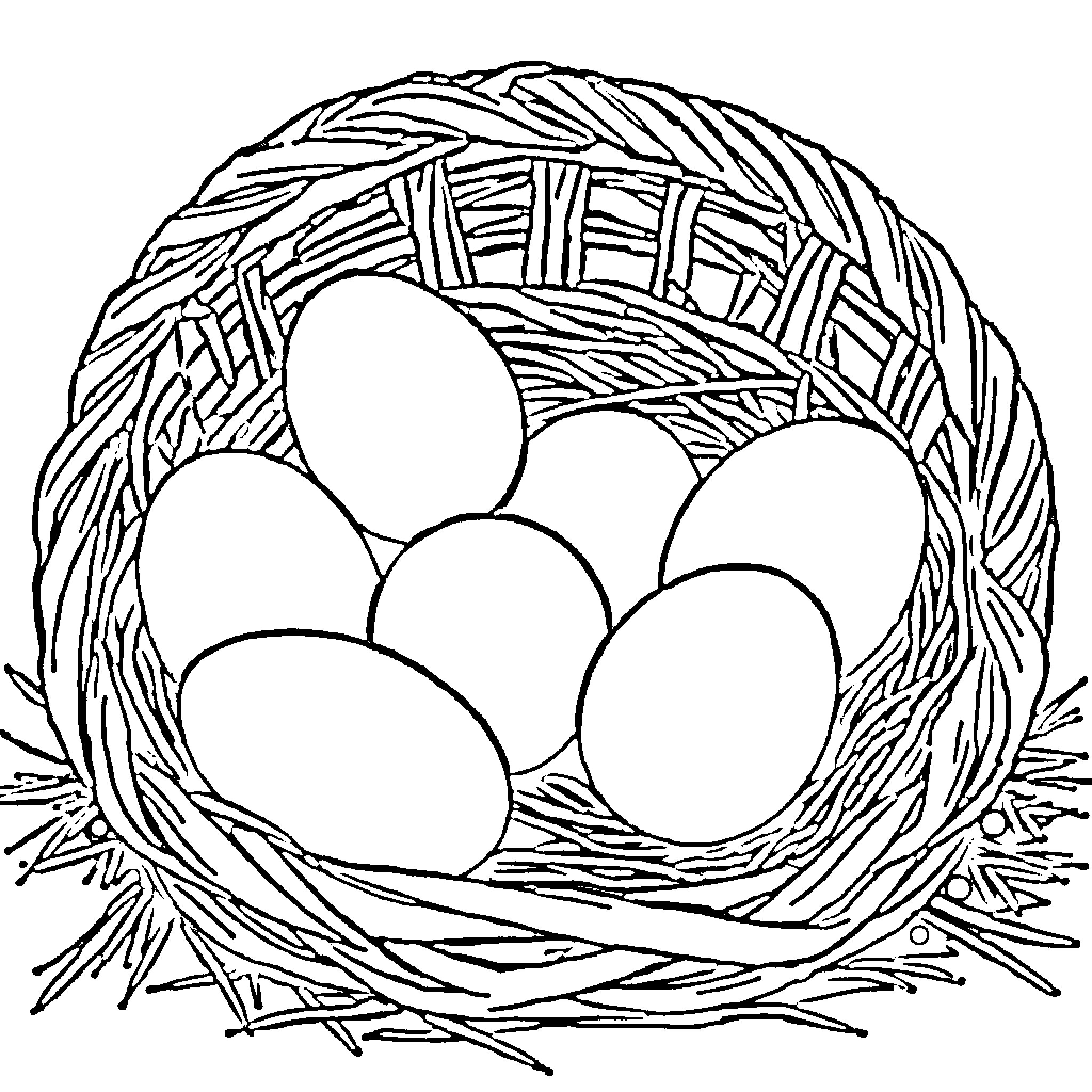 Best Egg Coloring Pages (Free Printable PDF)
