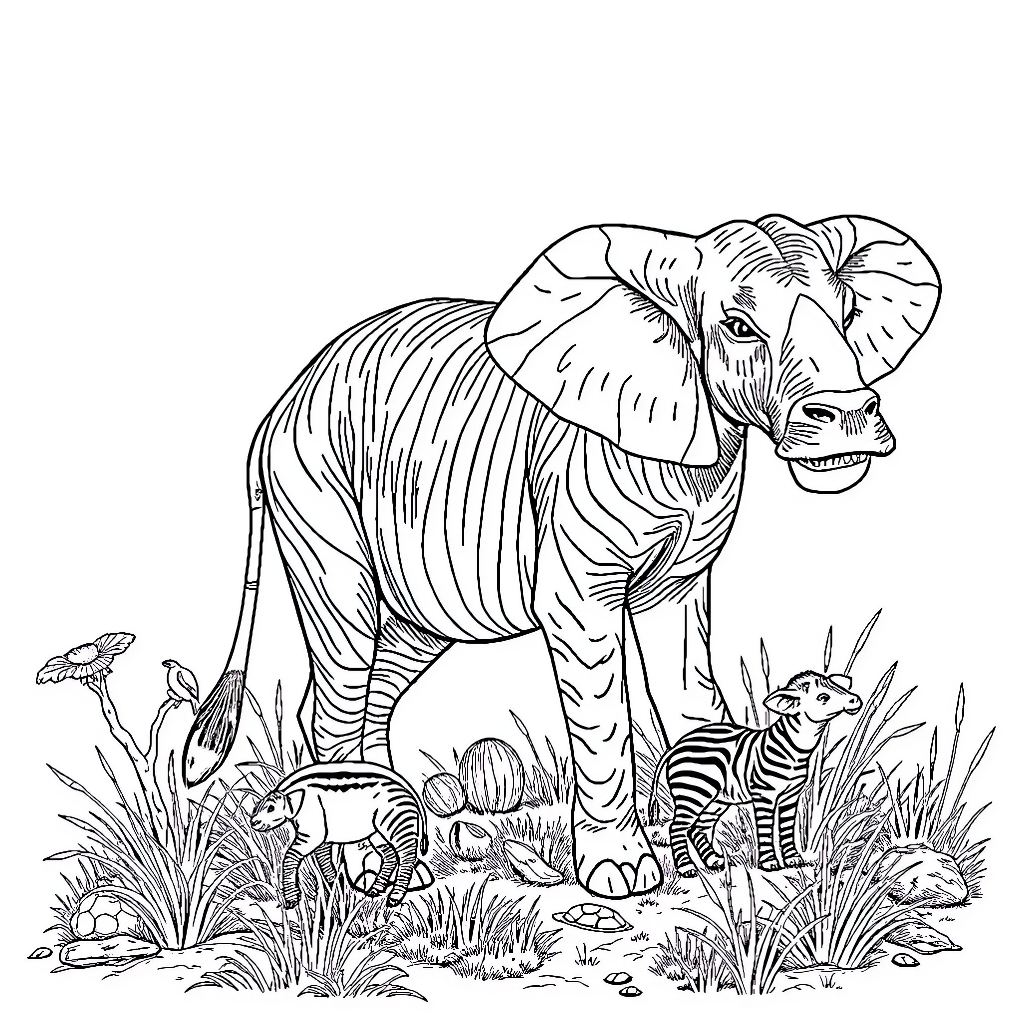 Best Wild Animal Coloring Pages (Free Printable PDF)