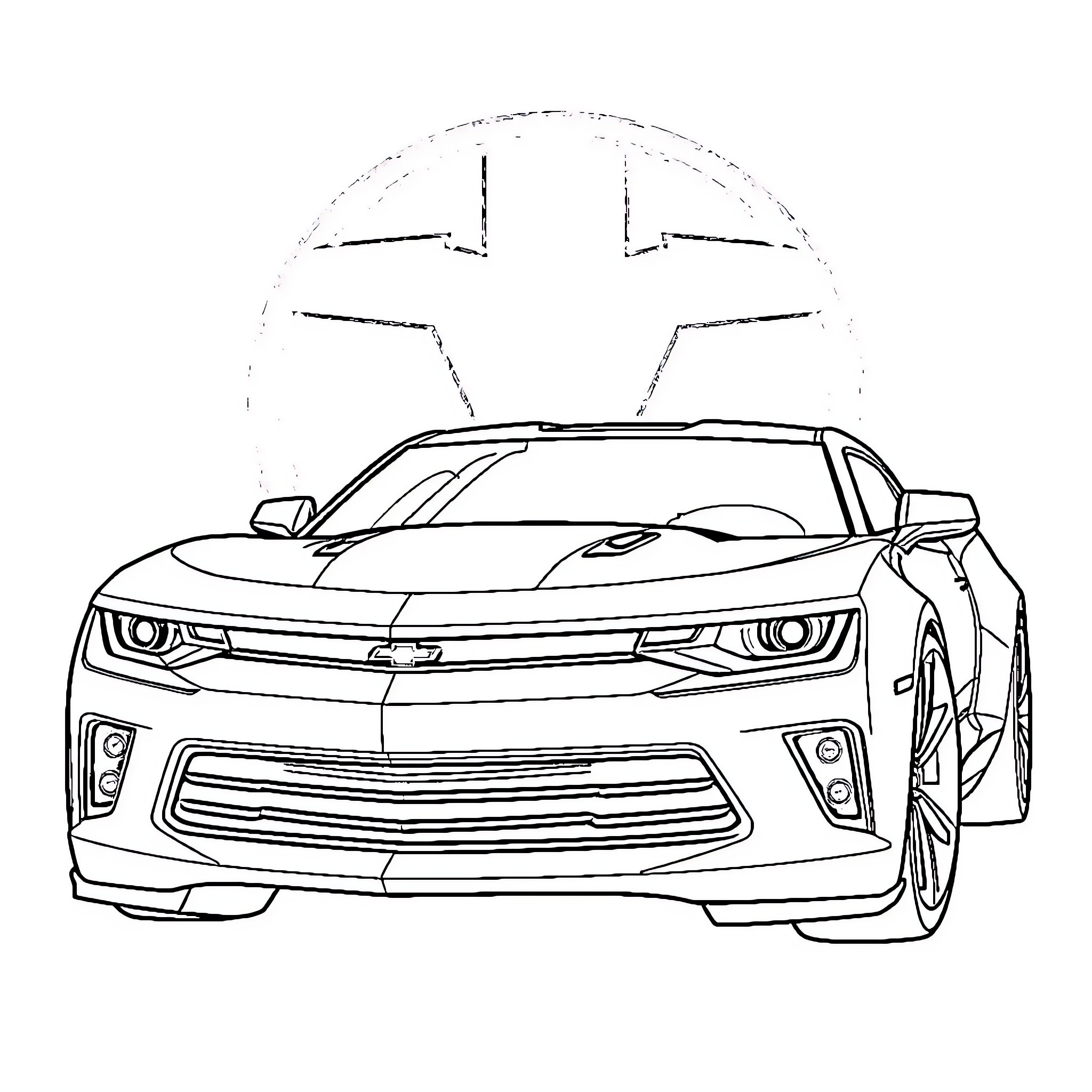 Best Camaro Coloring Pages (Free Printable PDF)