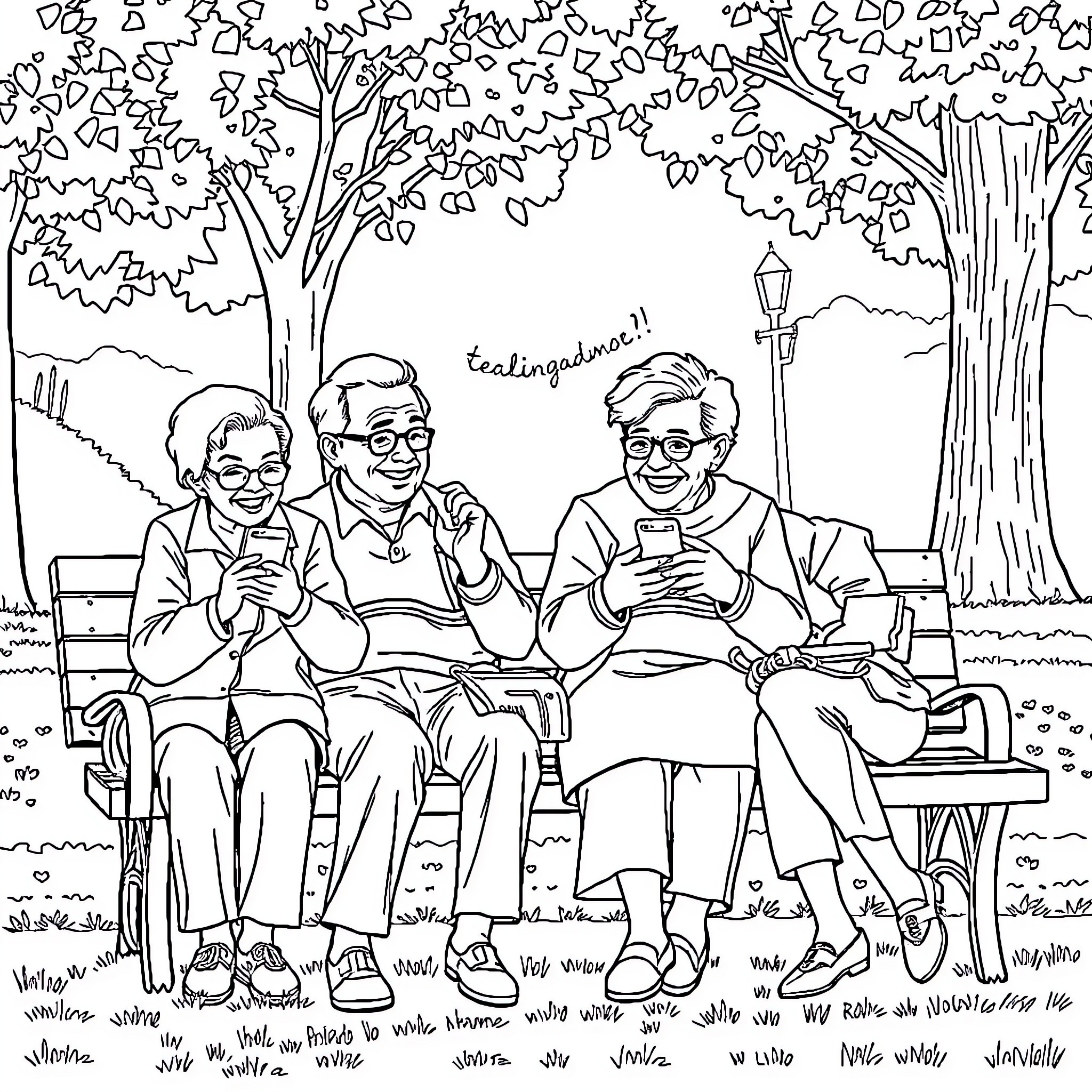 Best Senior People Coloring Pages (Free Printable PDF)
