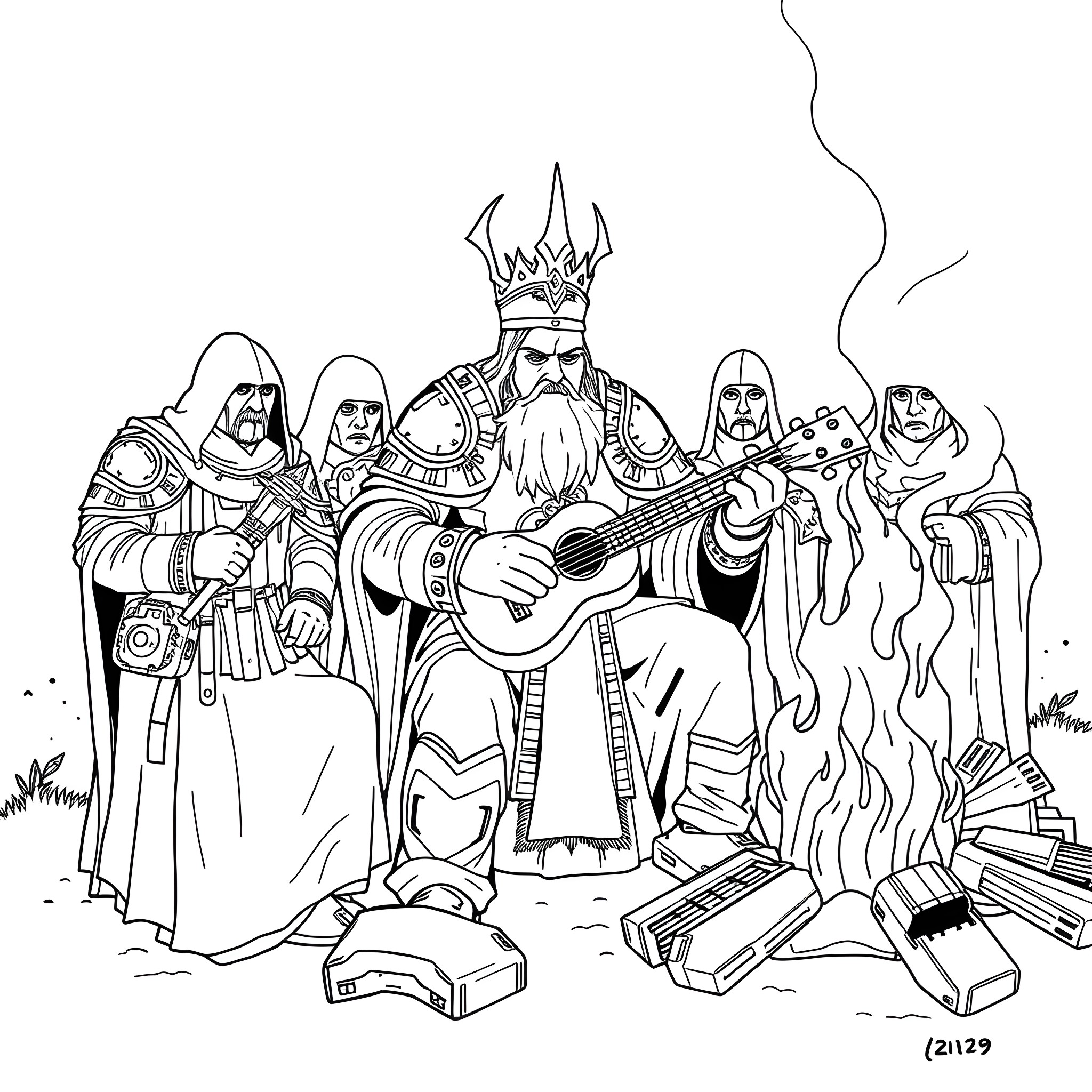 1 Best God Emperor Coloring Pages (Free Printable PDFs)