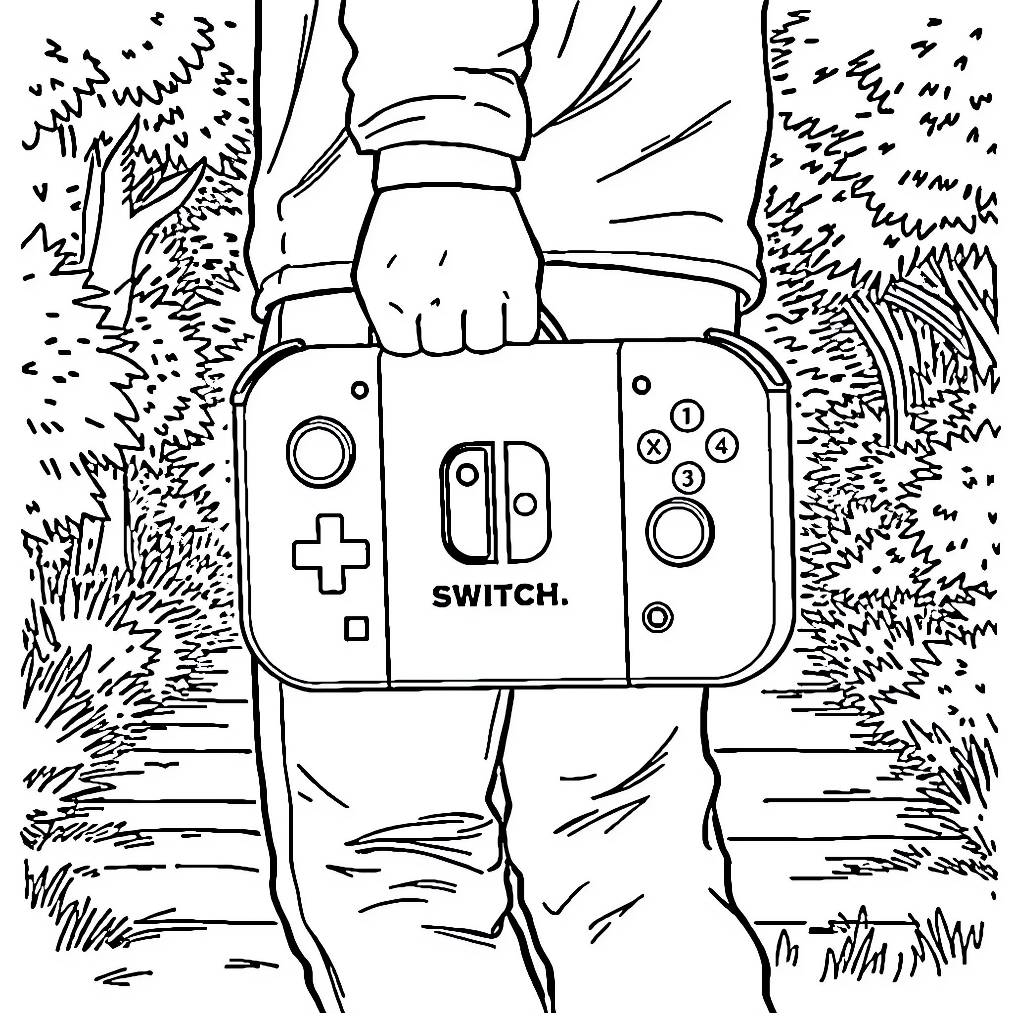 Best Nintendo Switch Coloring Pages (Free Printable PDF)