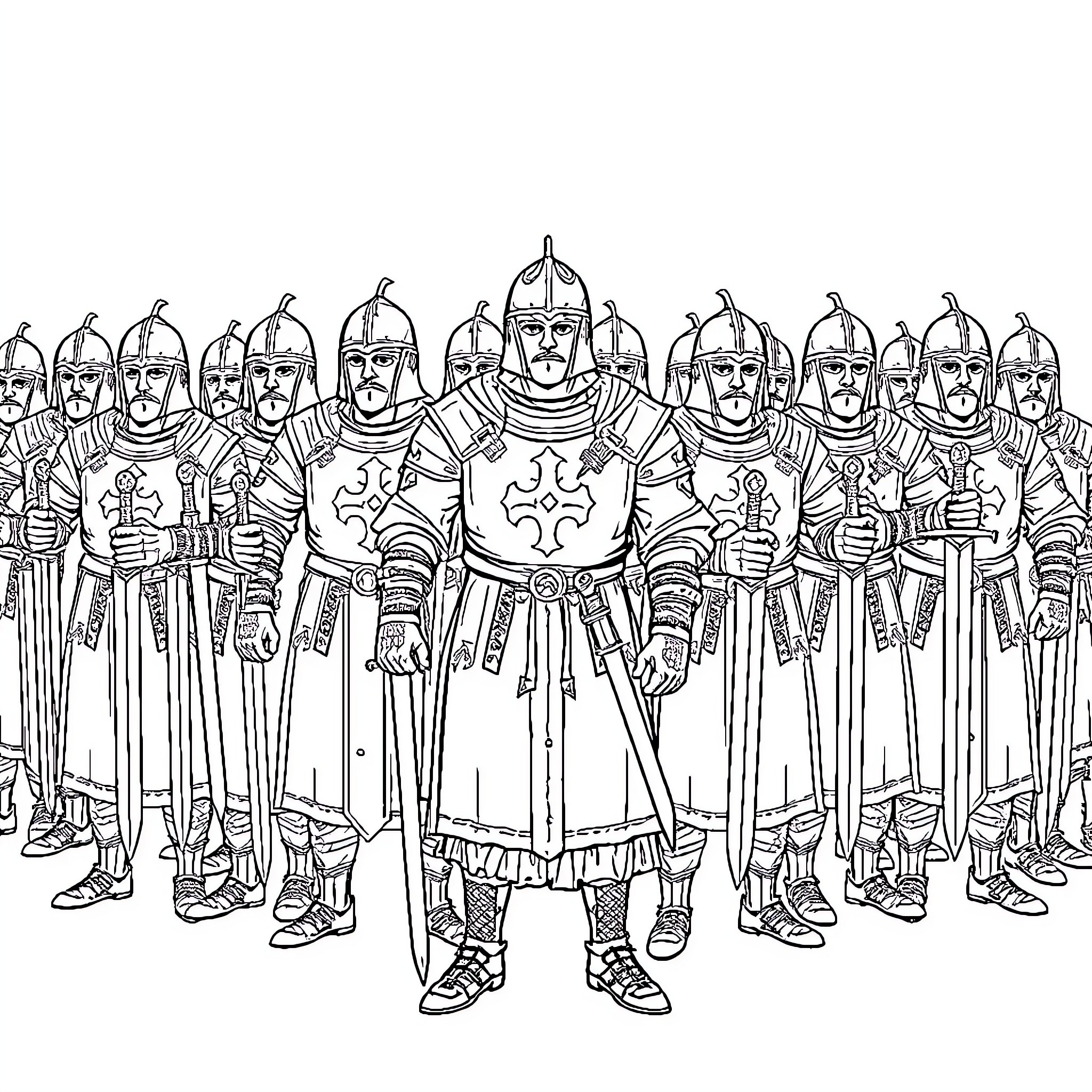 Best Crusader Coloring Pages (Free Printable PDF)
