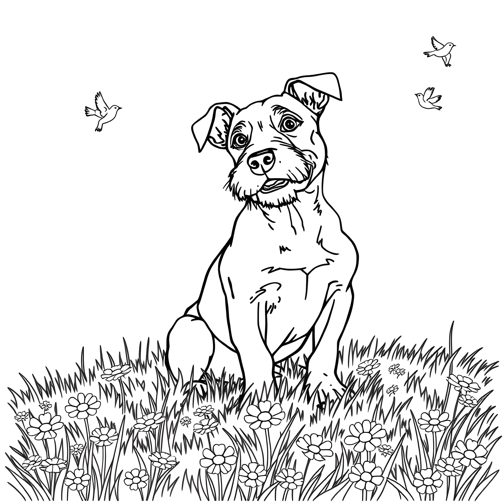 3 Best Staffordshire Terrier Coloring Pages (Free Printable PDFs)