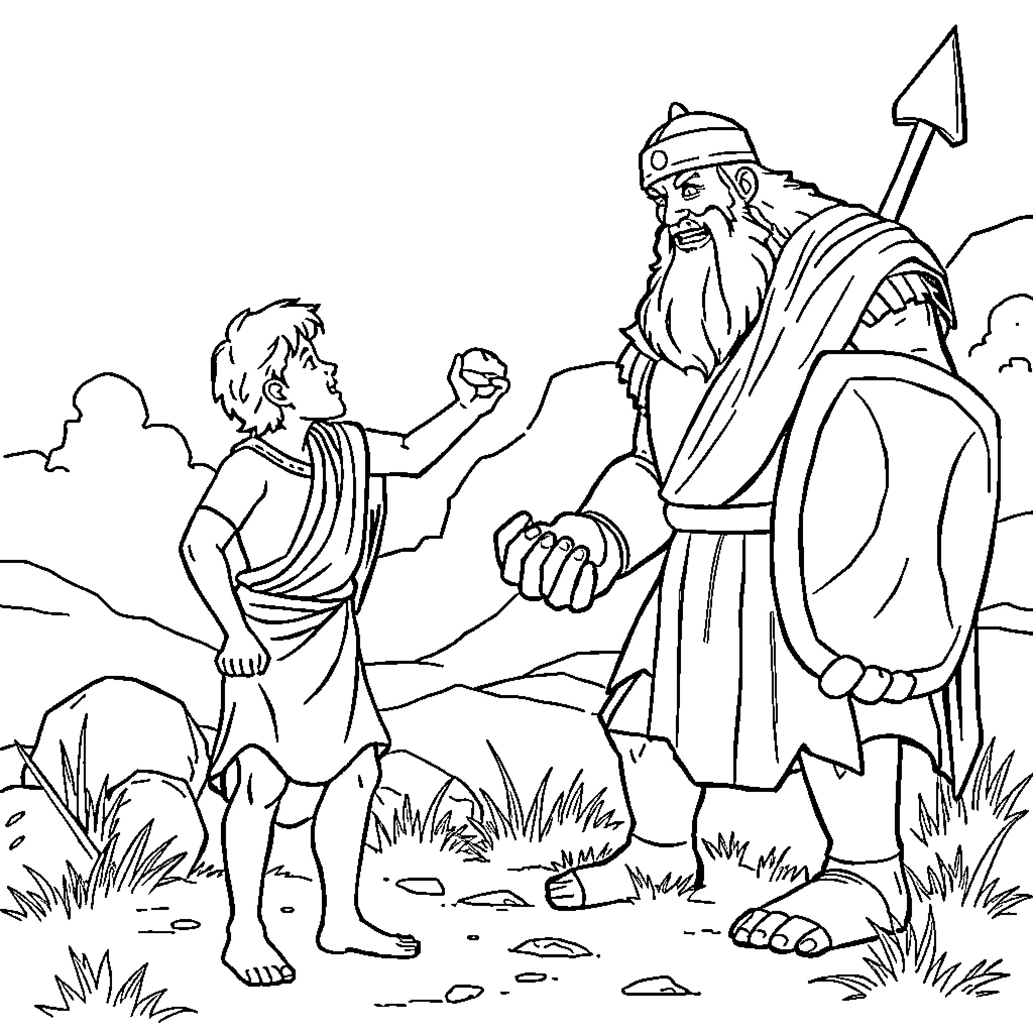 Best David Coloring Pages (Free Printable PDF)