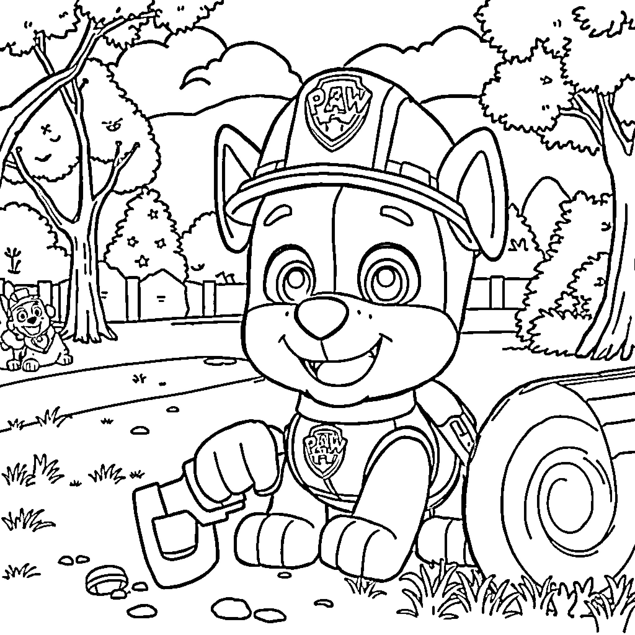 Best Rubble Coloring Pages (Free Printable PDF)