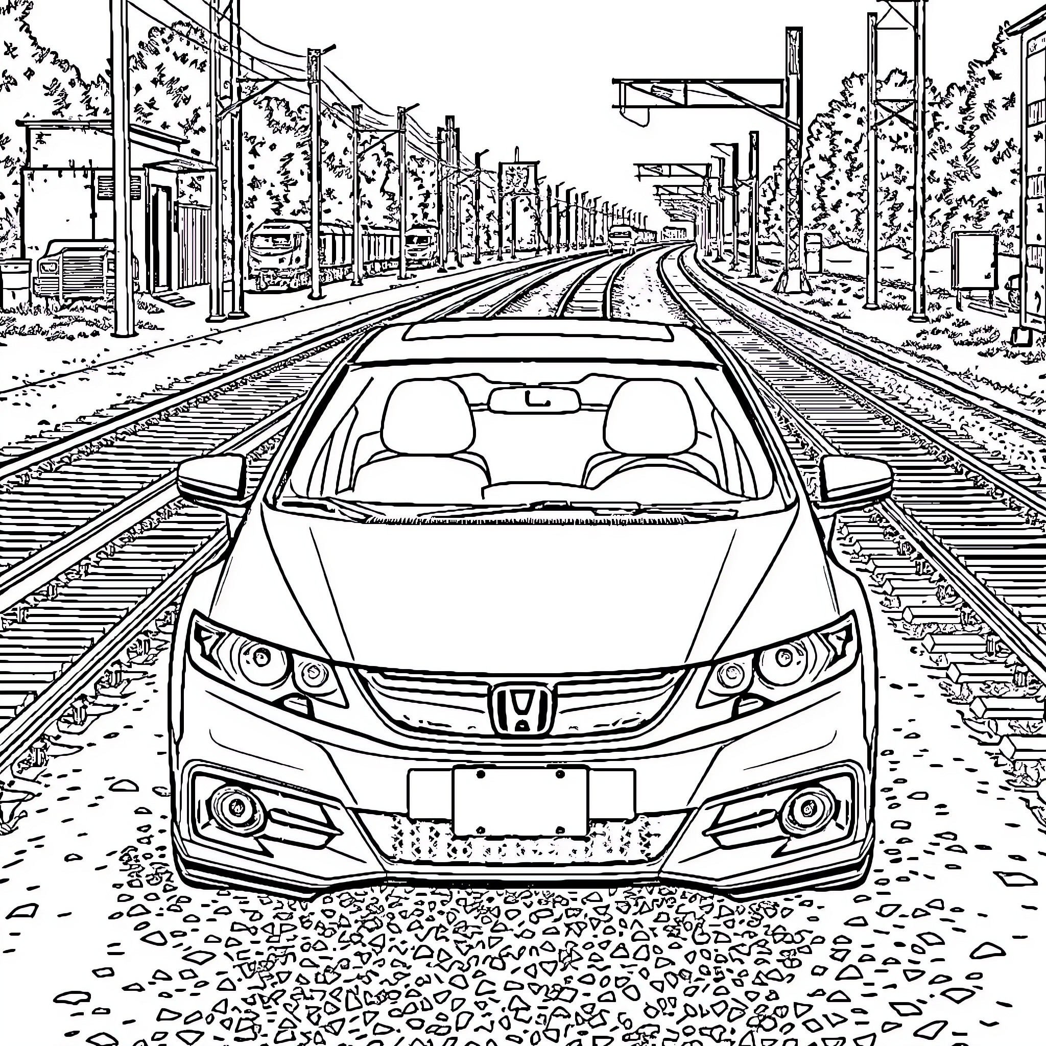 Best Honda Coloring Pages (Free Printable PDF)