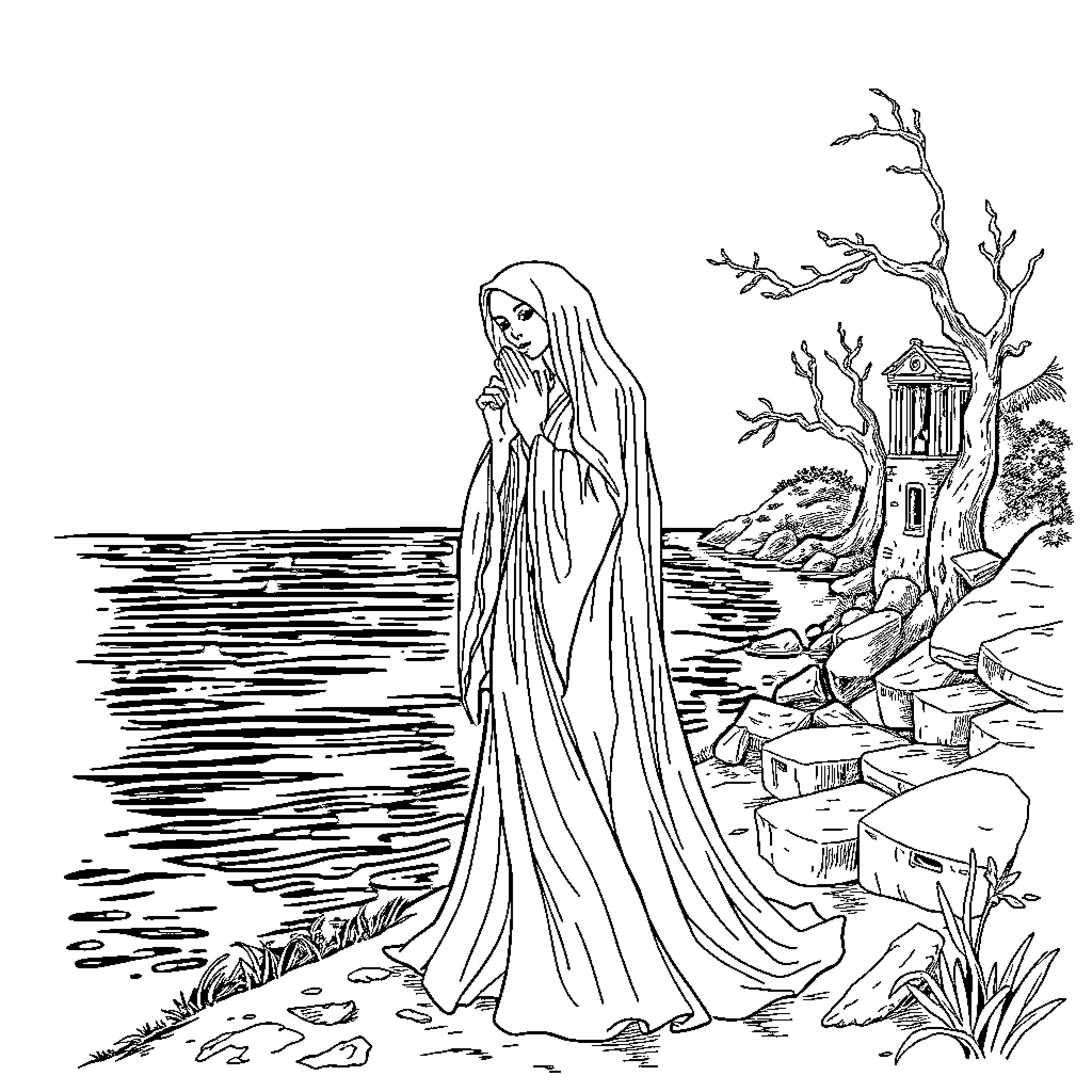 Best La Llorona Coloring Pages (Free Printable PDF)
